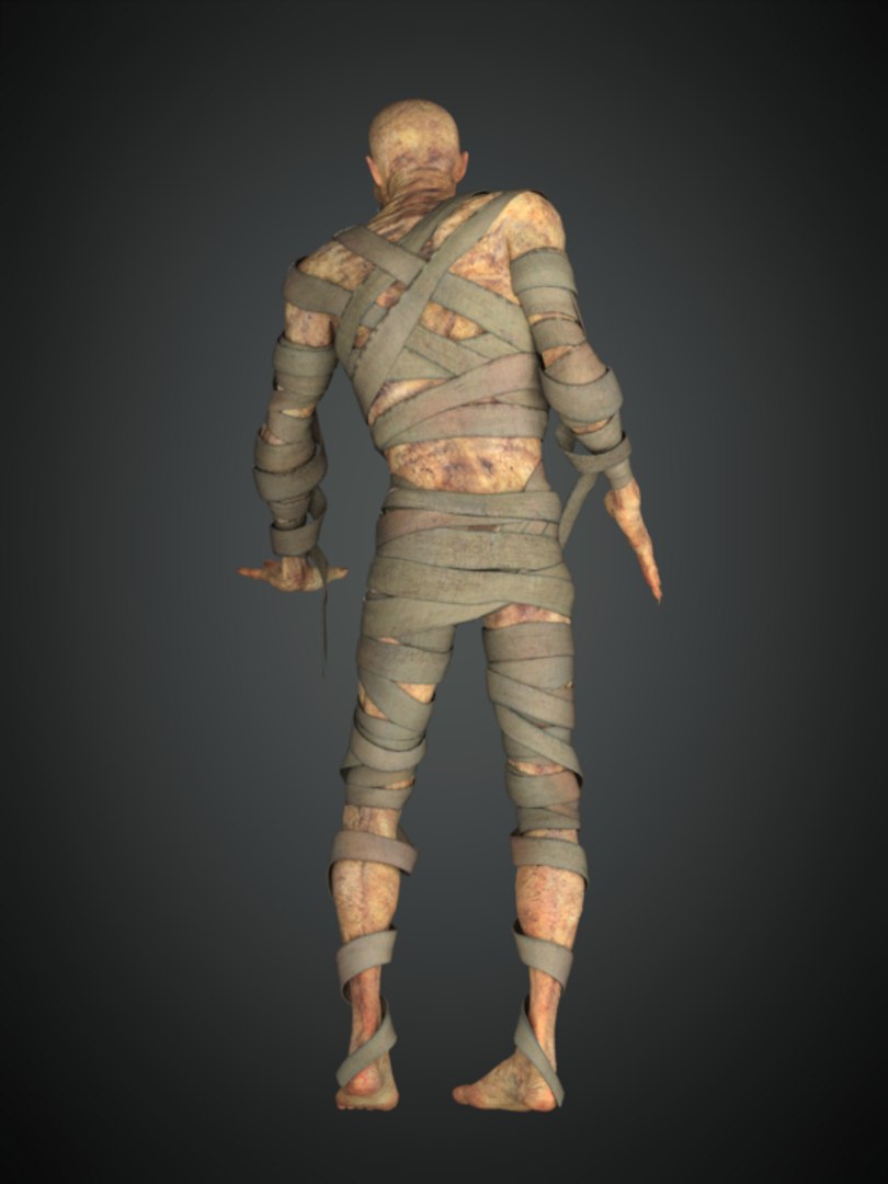 Realistic Rigged Mummy Male Character 3D Model 3D Model - TurboSquid ...