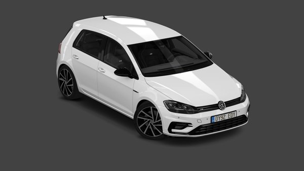 modelo 3d Volkswagen Golf R MK7 - TurboSquid 1995559