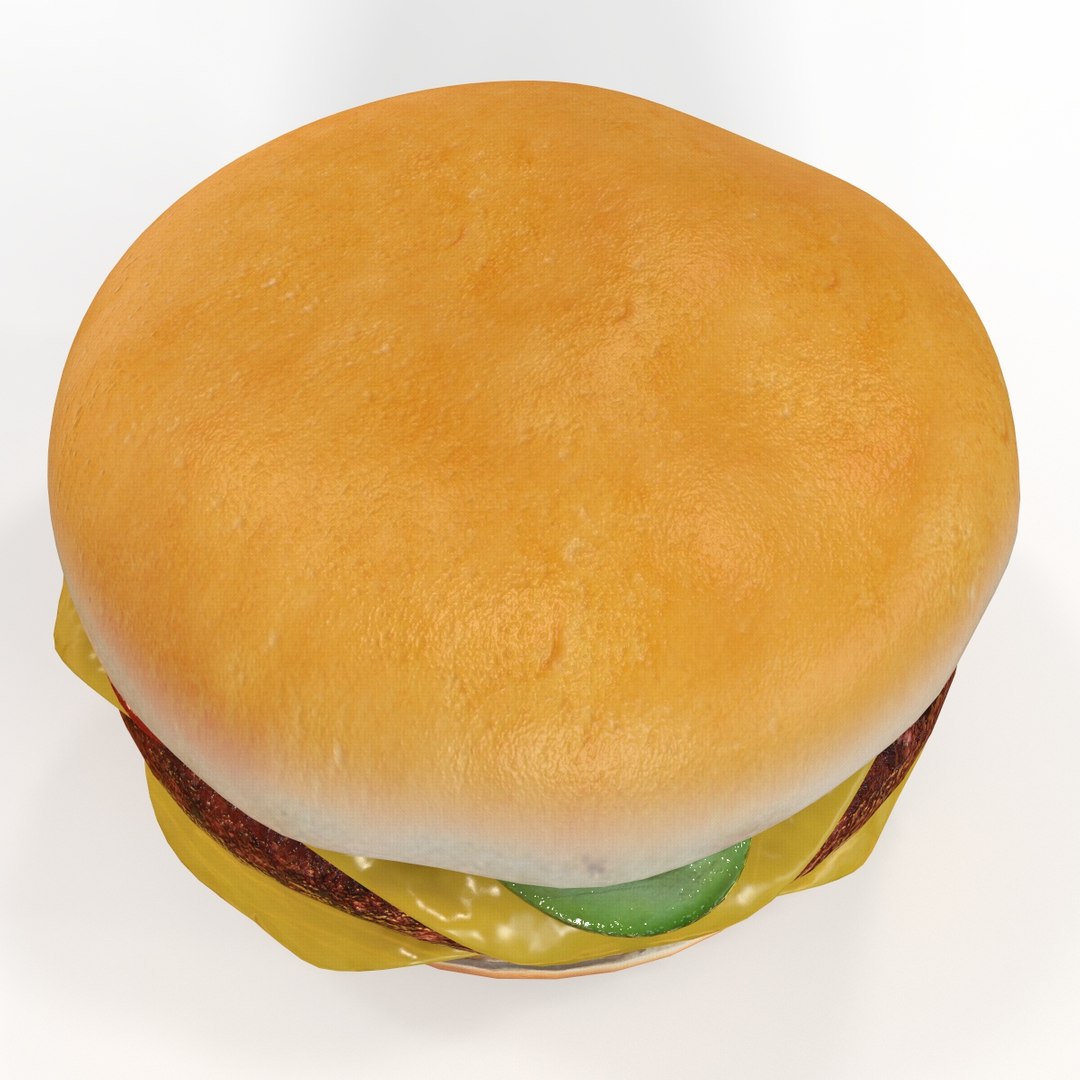 Hamburger cheeseburger burger model - TurboSquid 1529026