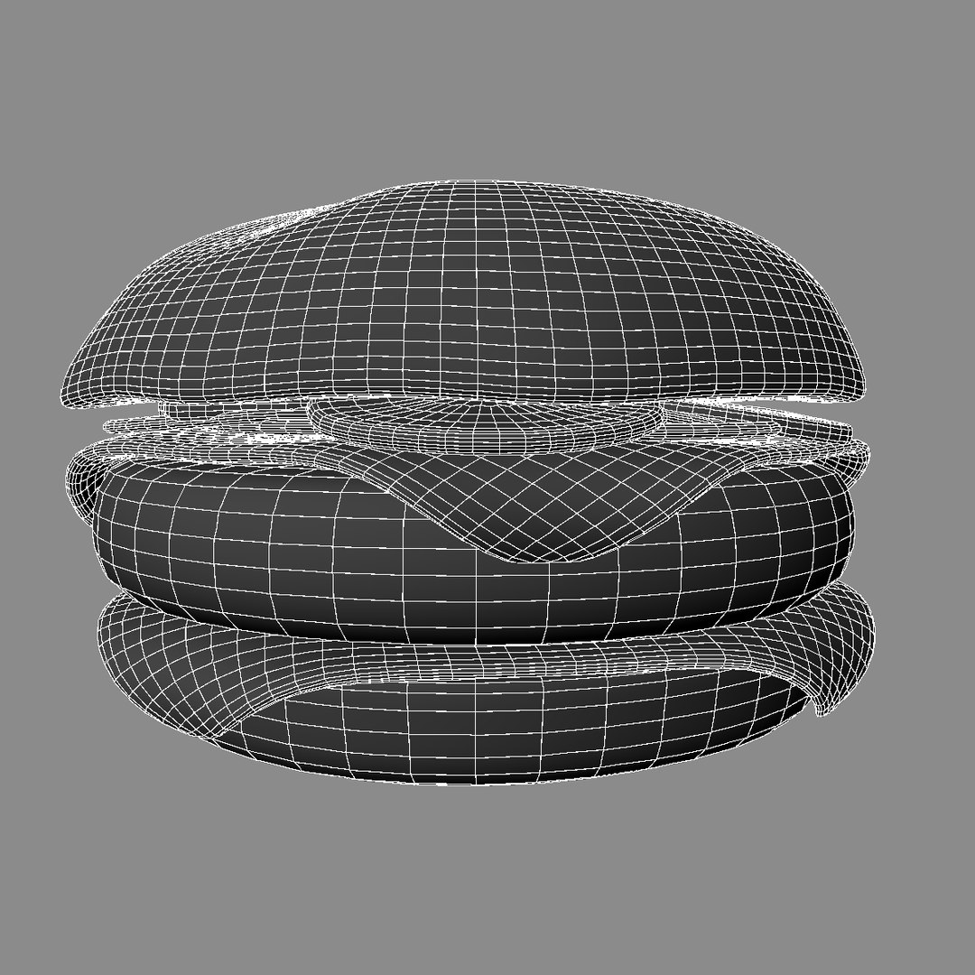 Hamburger cheeseburger burger model - TurboSquid 1529026