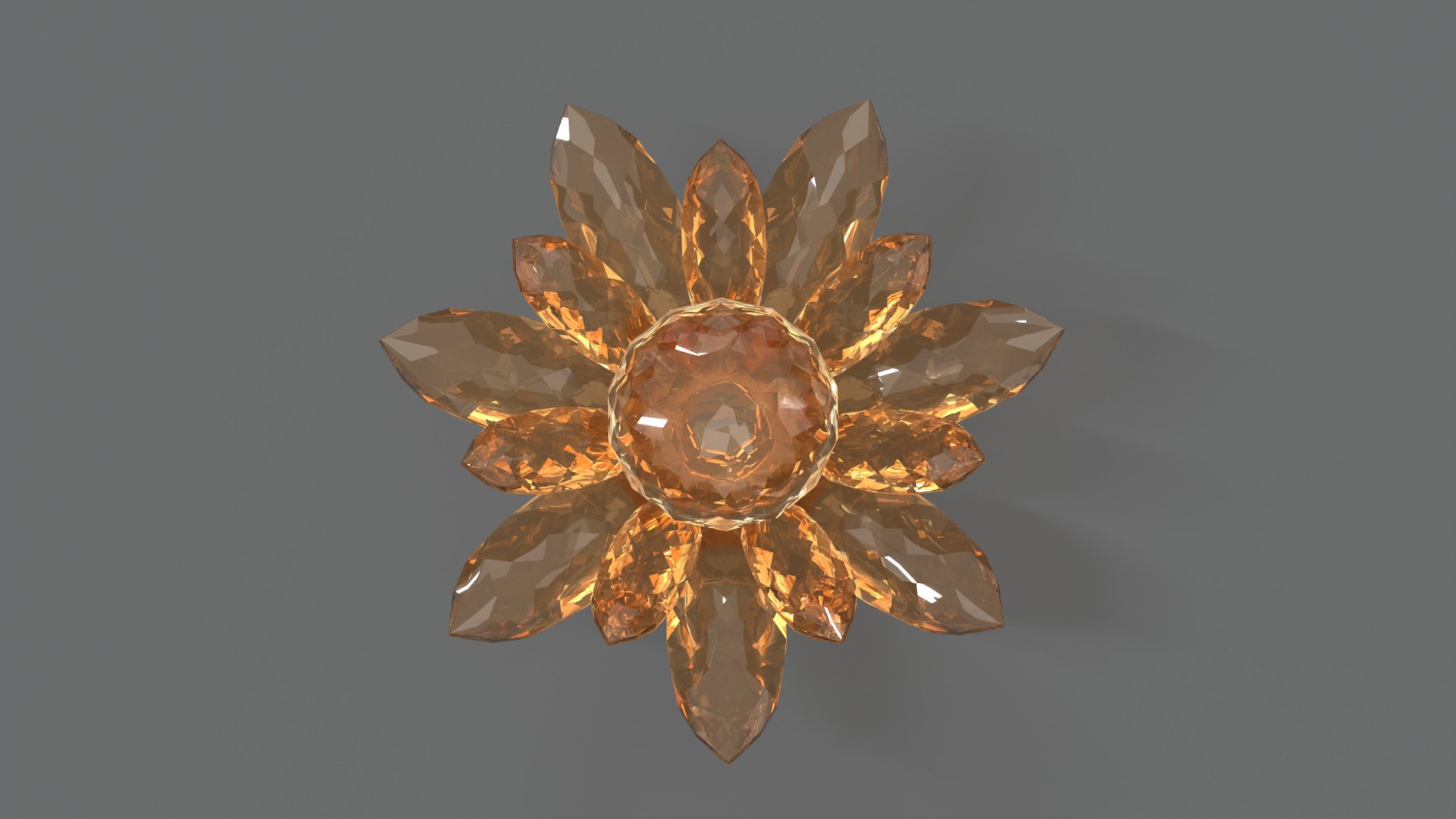 Glass Flower Showpiece Collection 3D - TurboSquid 2207681