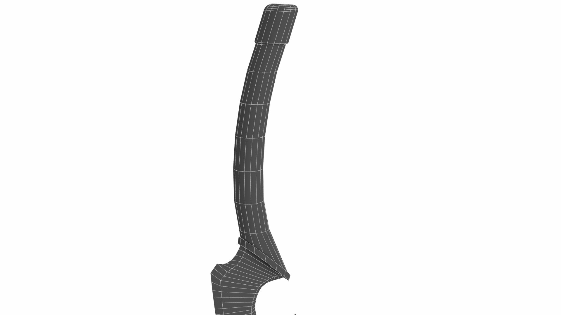 Short curved sword 3D model - TurboSquid 2048963