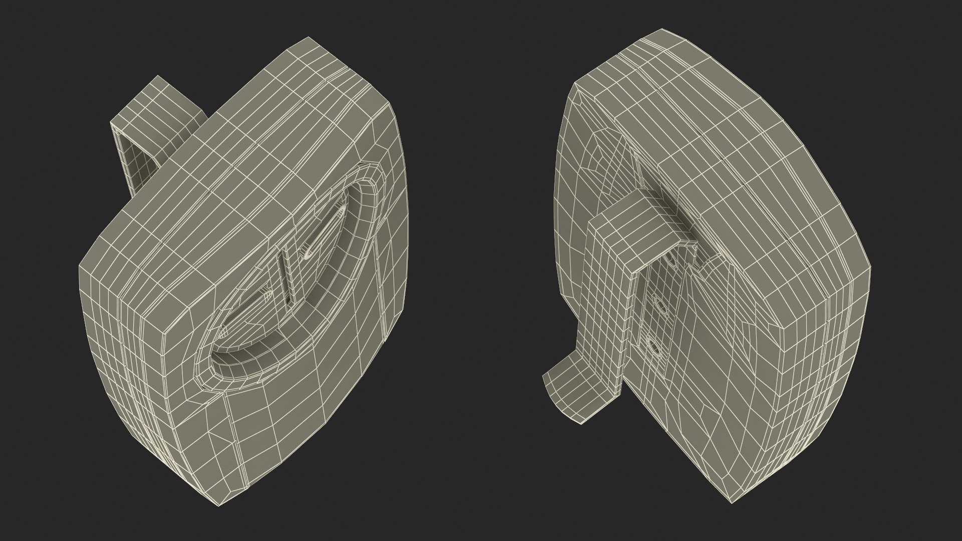 Chamberlain Garage Door Remote White 3D Model - TurboSquid 2276929