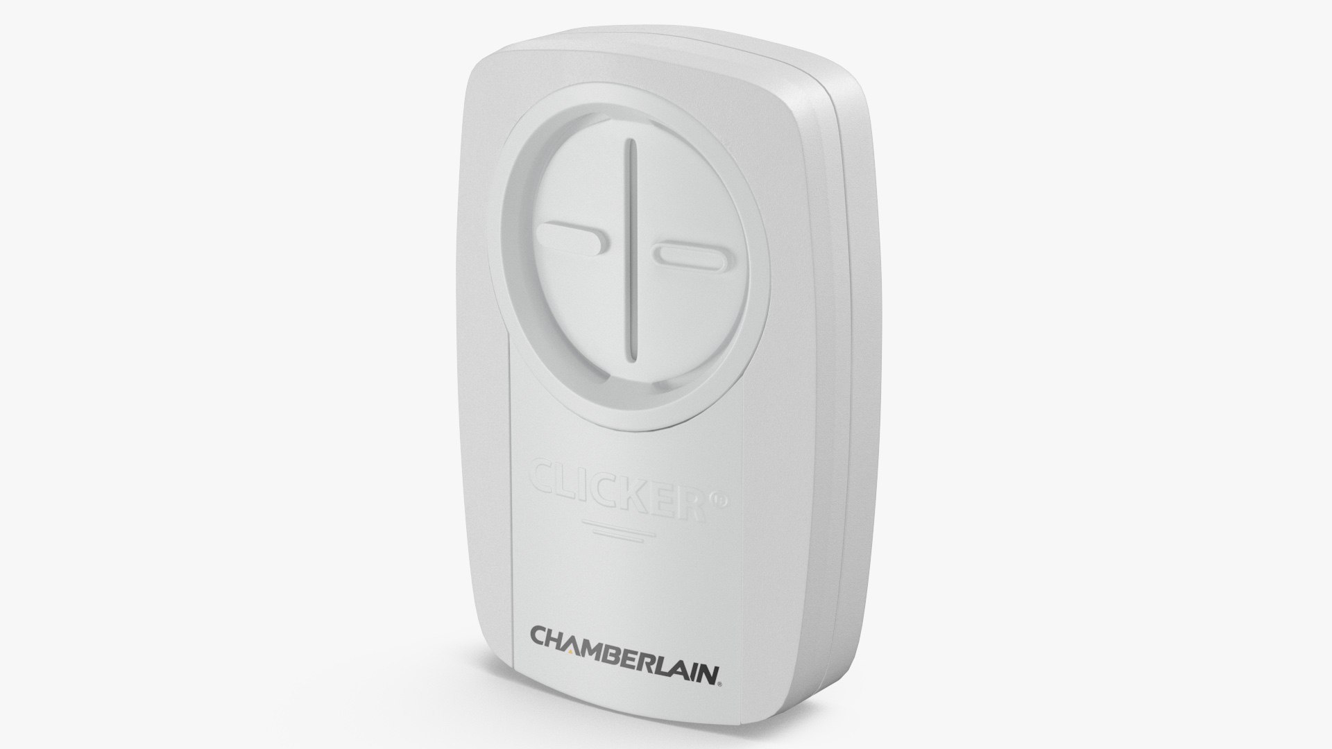 Chamberlain Garage Door Remote White 3D Model - TurboSquid 2276929