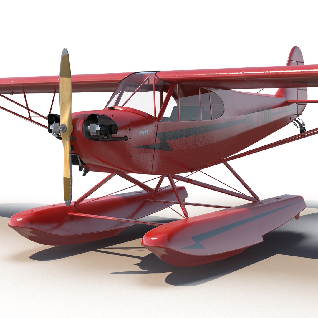 3ds light aircraft piper j