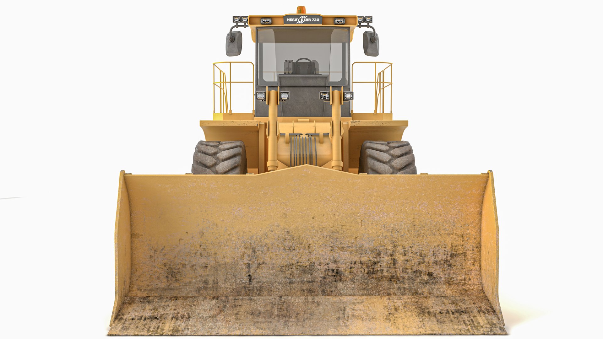 3D model Wheel Dozer 854g Loader - TurboSquid 2135401