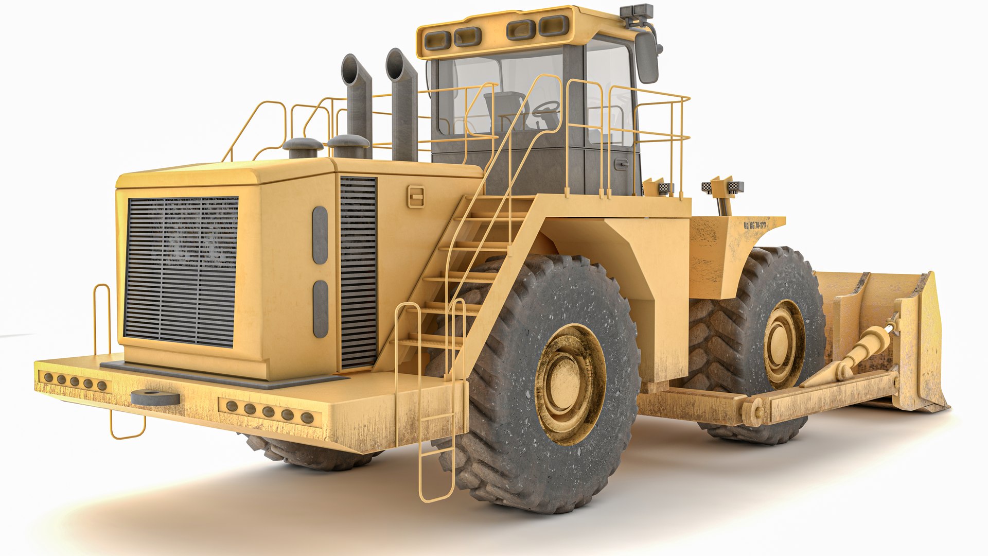 3D model Wheel Dozer 854g Loader - TurboSquid 2135401