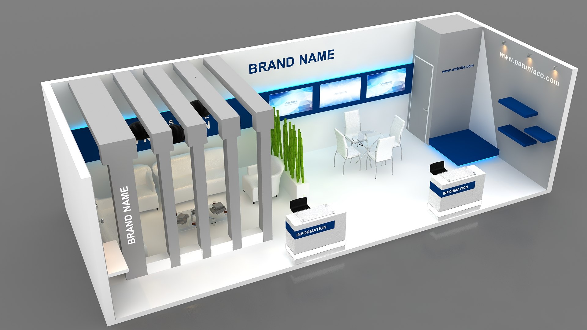 3D Exhibition Model - TurboSquid 2152101