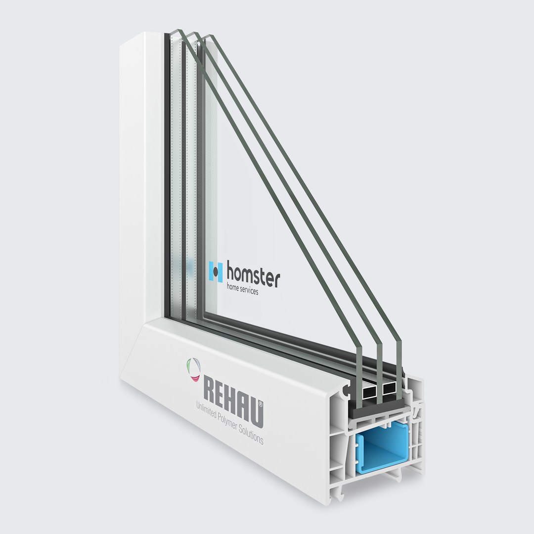 4 Window Profiles Rehau 3D Model - TurboSquid 1336683