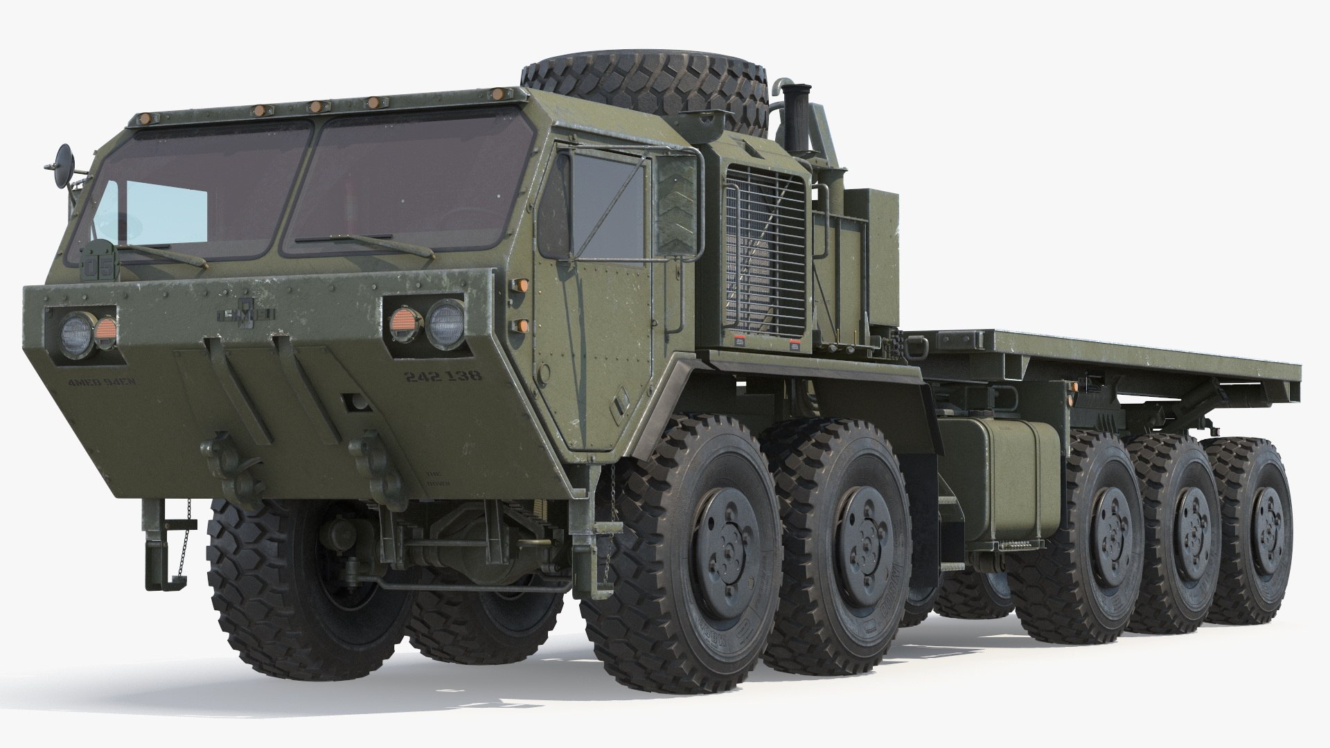 3D Palletized Load System Military Truck Used Green Rigged - TurboSquid 2514911