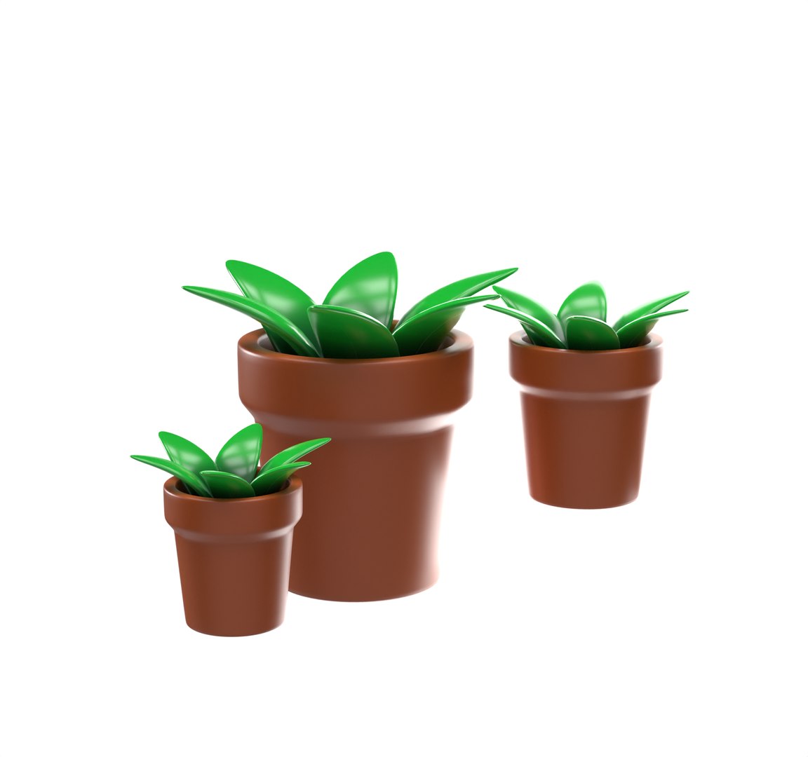 Flower pot 3D - TurboSquid 2139503