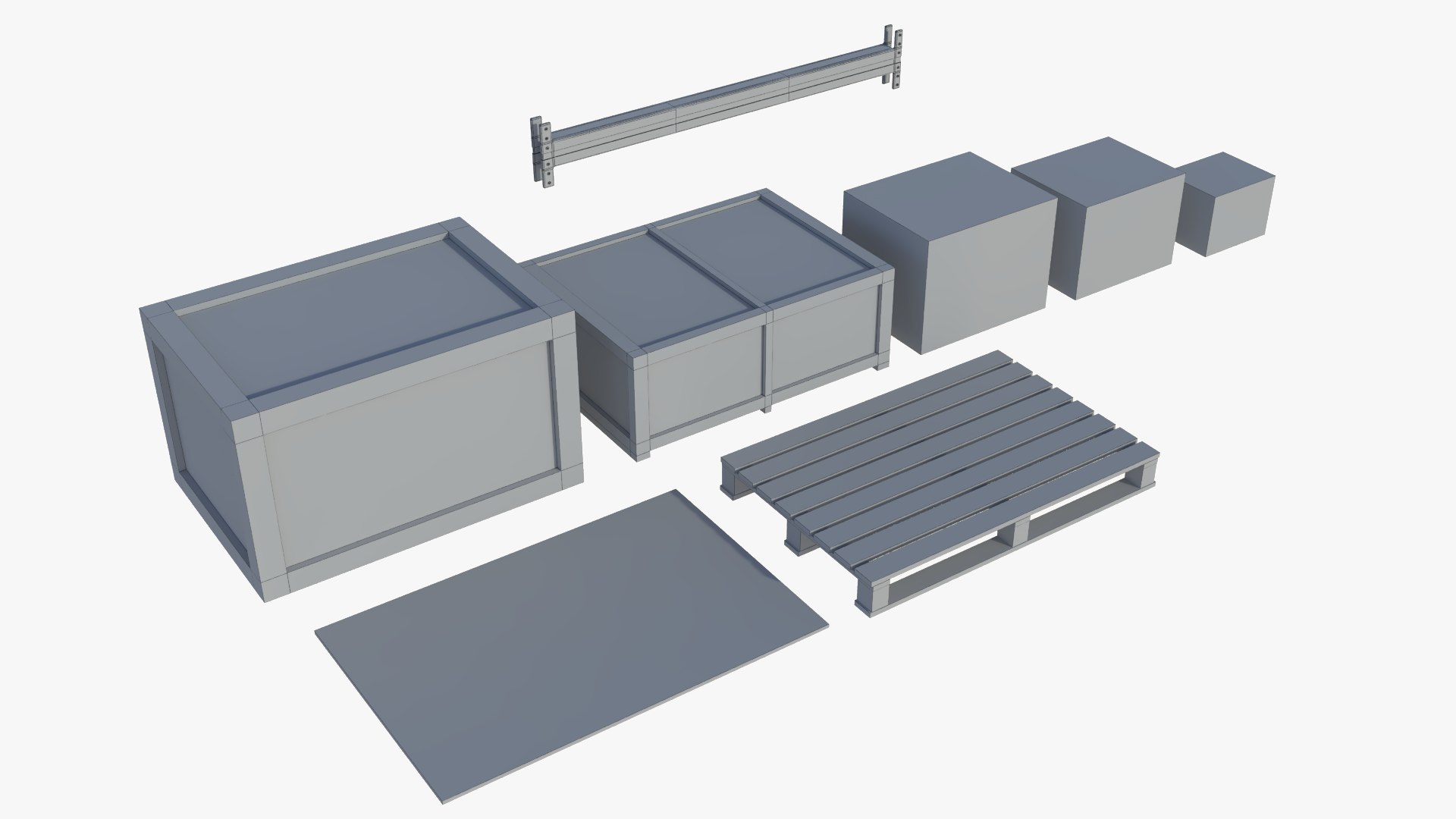 Warehouse Rack 3D - TurboSquid 2116325