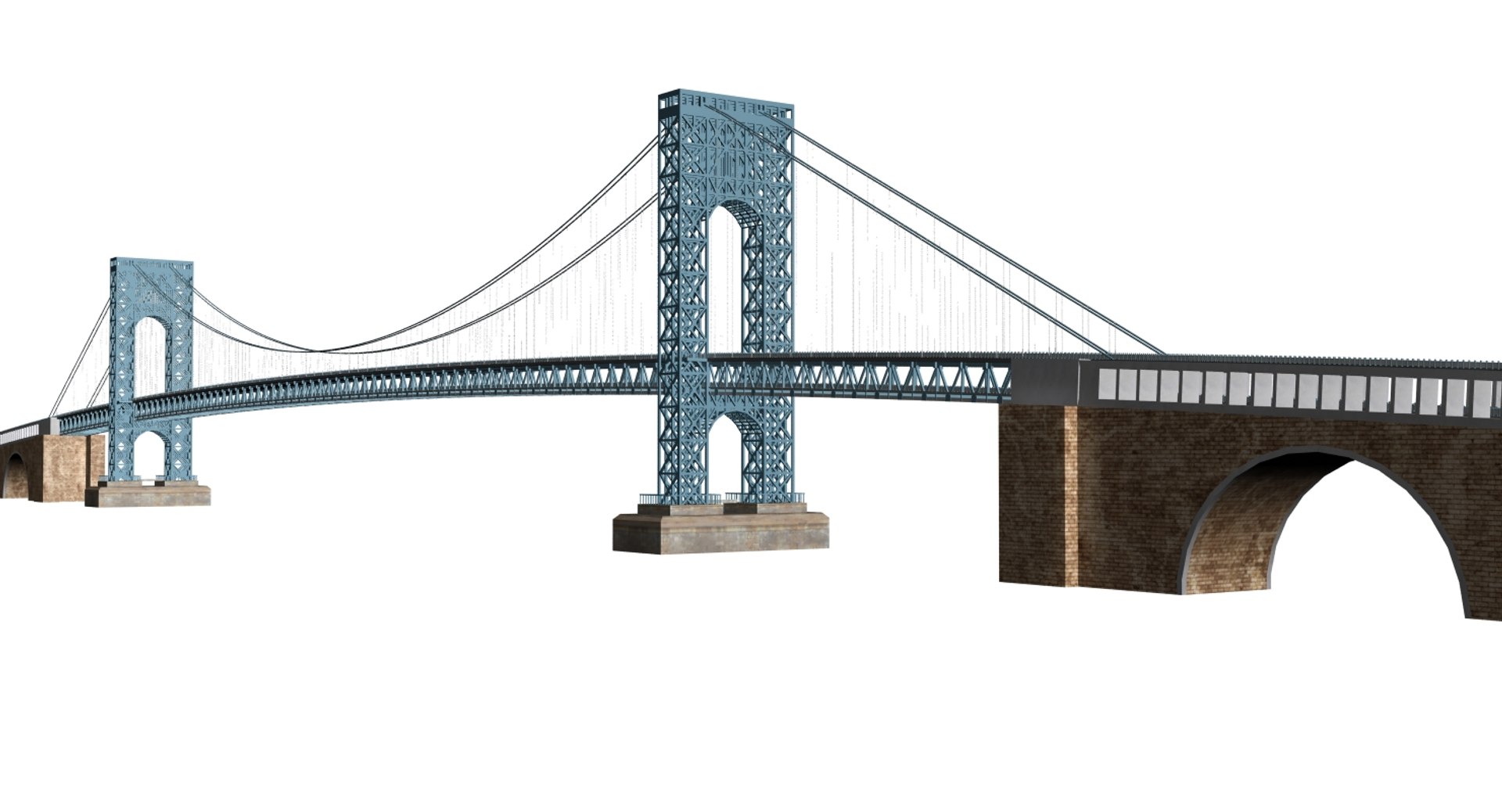 3d george washington bridge