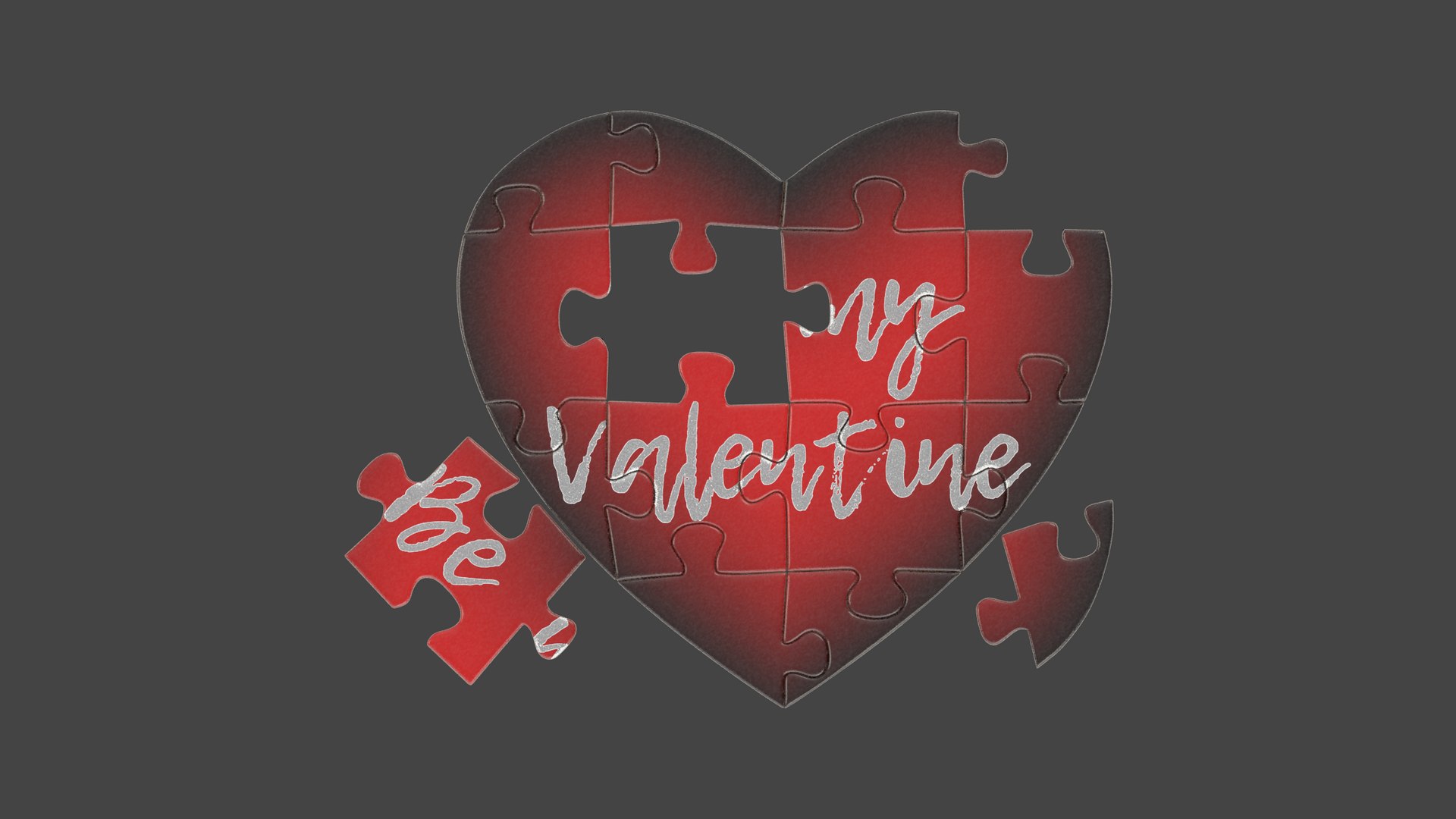 3D Valentine Puzzle model - TurboSquid 1844426