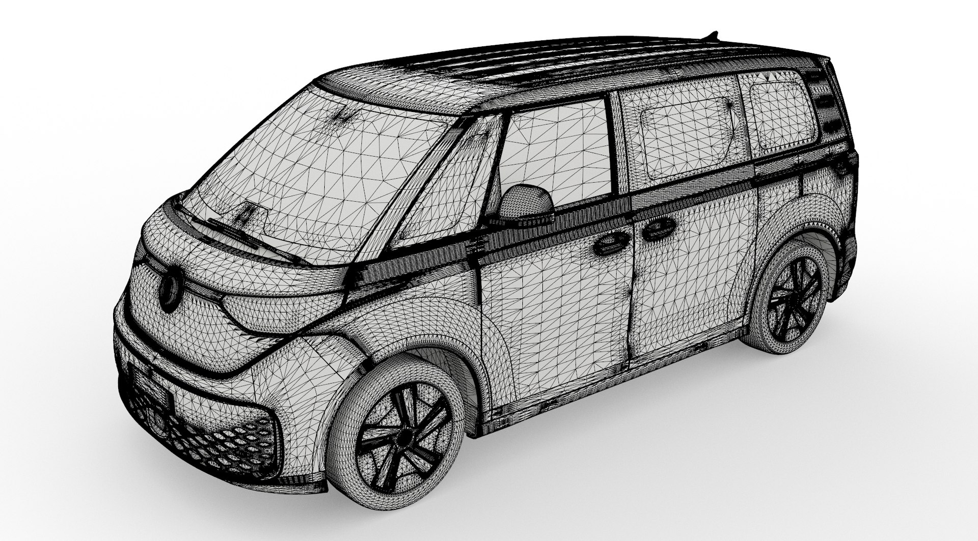 VW ID BUZZ 3D Model - TurboSquid 1984296