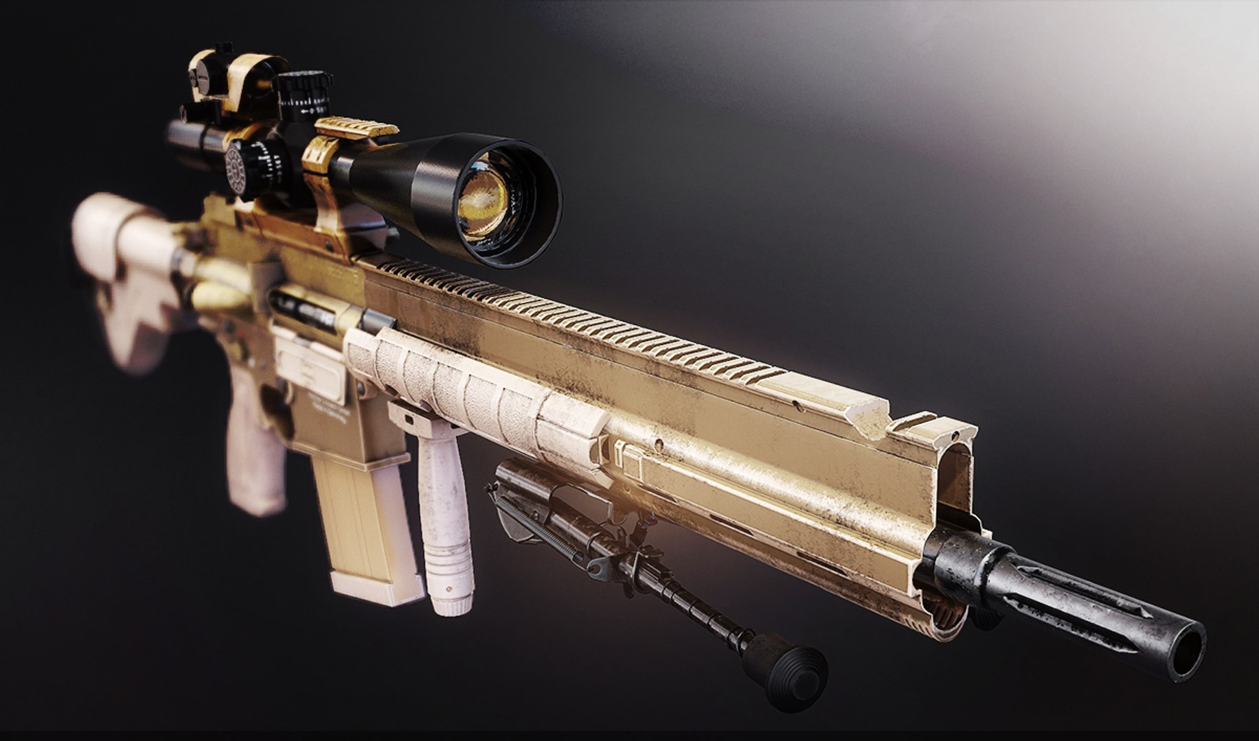 Ready hk g28 dmr 3D model - TurboSquid 1553741