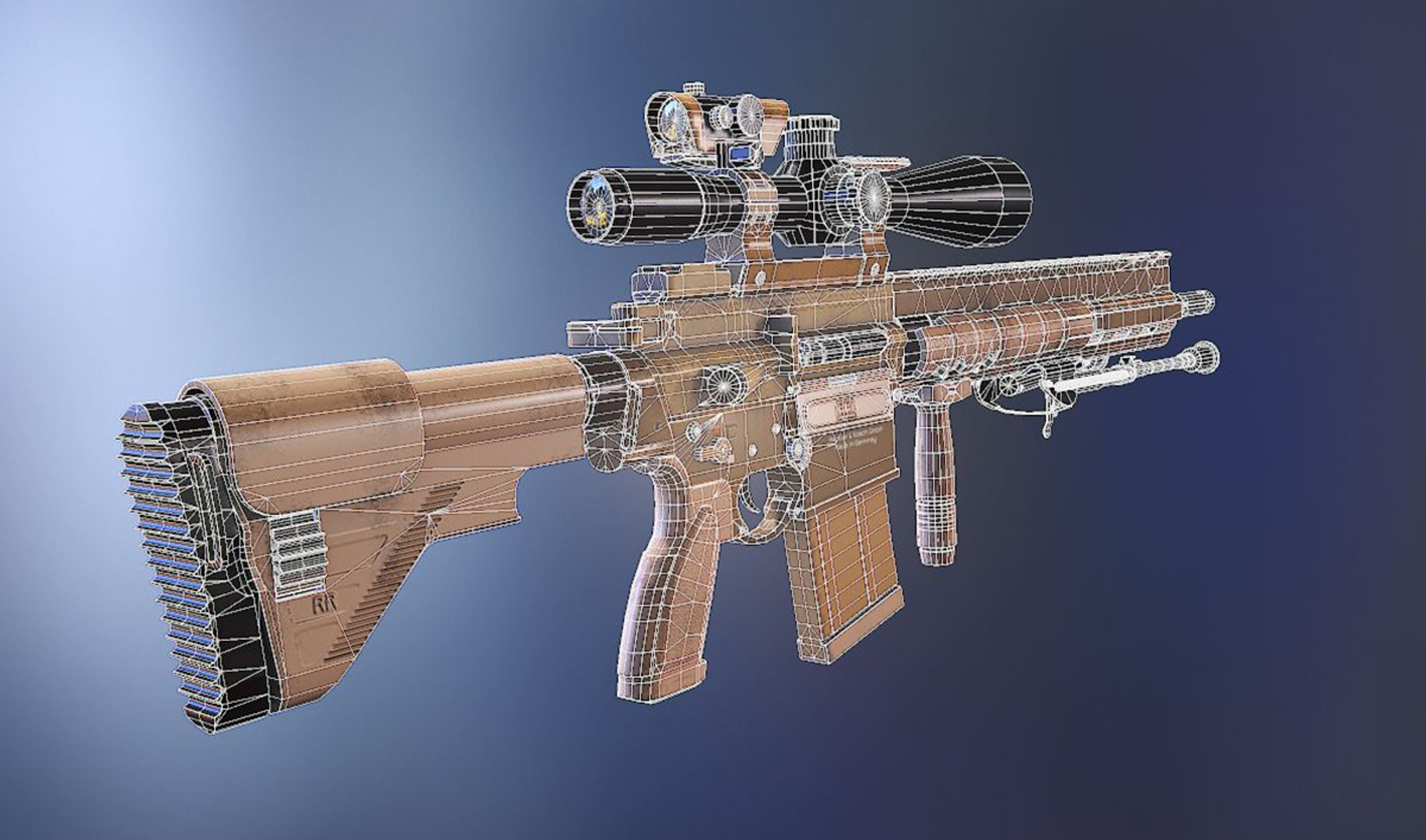 Ready hk g28 dmr 3D model - TurboSquid 1553741