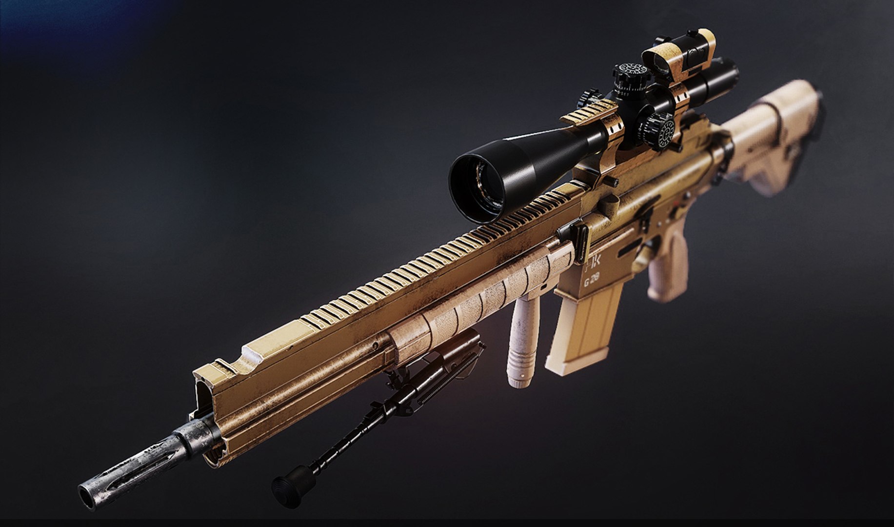 Ready hk g28 dmr 3D model - TurboSquid 1553741