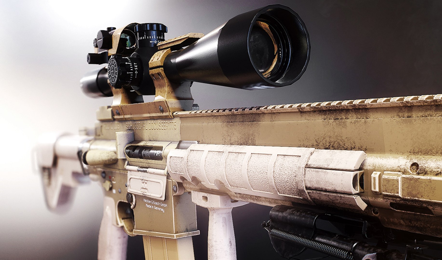 Ready hk g28 dmr 3D model - TurboSquid 1553741