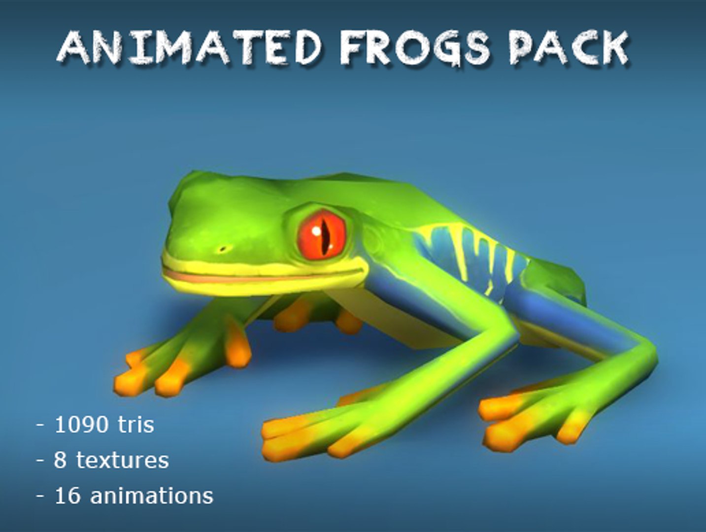 3D Frogs Pack Animations - TurboSquid 1209690
