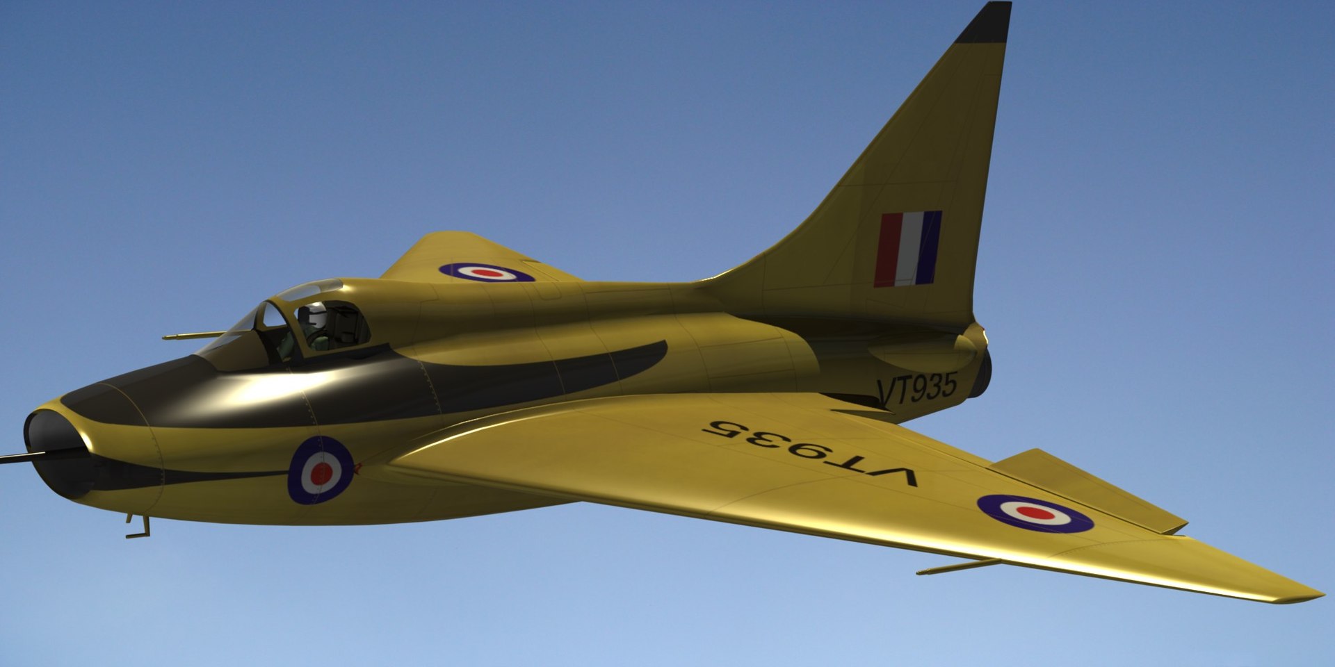 Boulton Paul P111 3d Obj