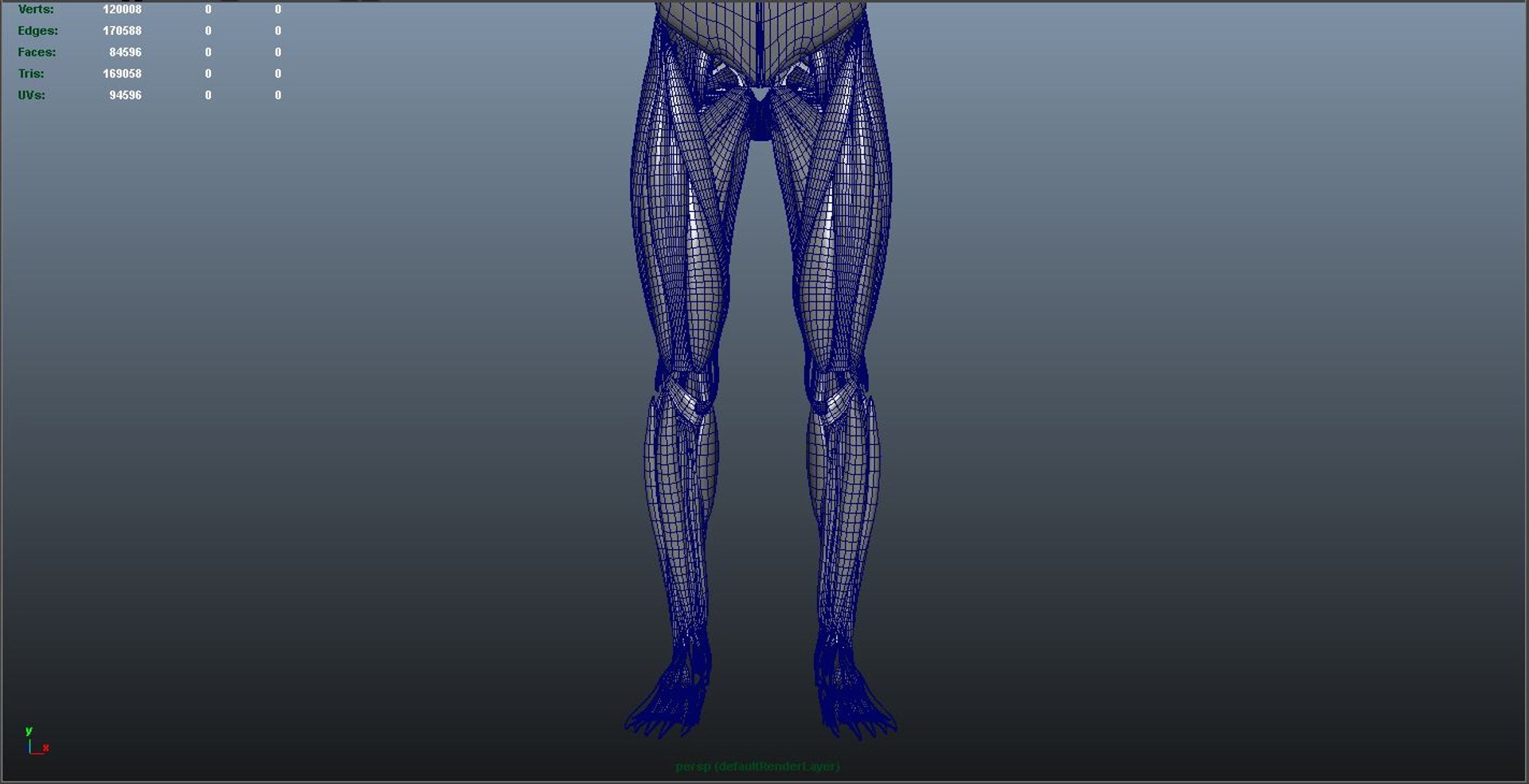 Muscular human body muscles 3D model - TurboSquid 1268827