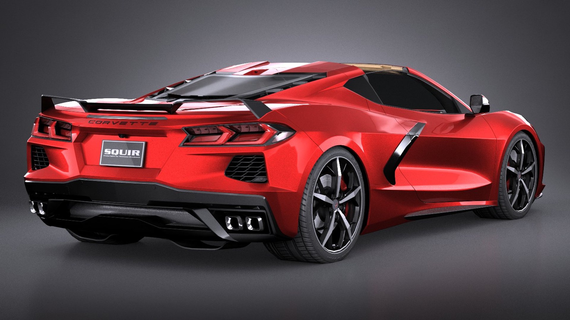 3D chevrolet corvette c8 - TurboSquid 1664590