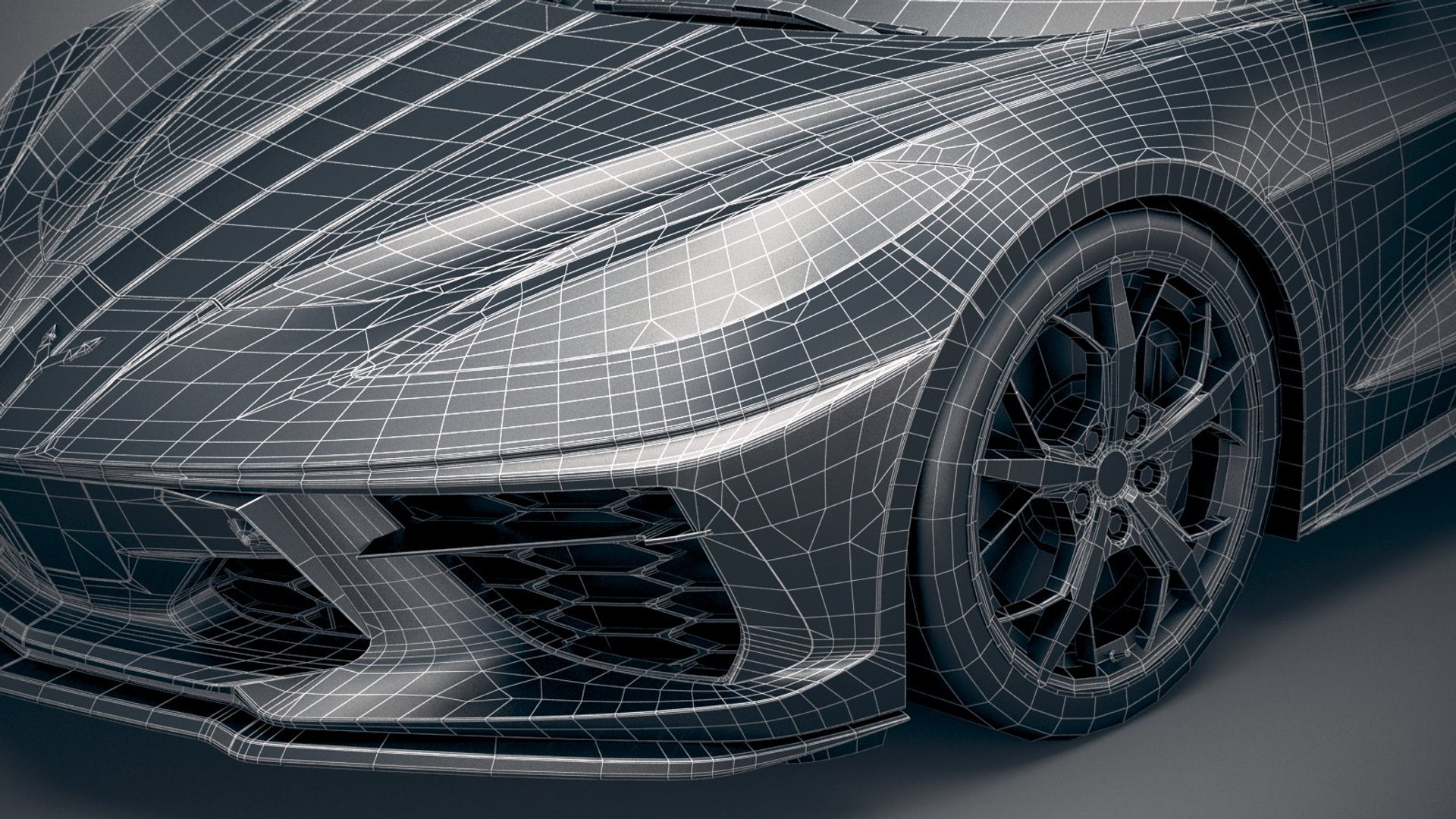 3D chevrolet corvette c8 - TurboSquid 1664590