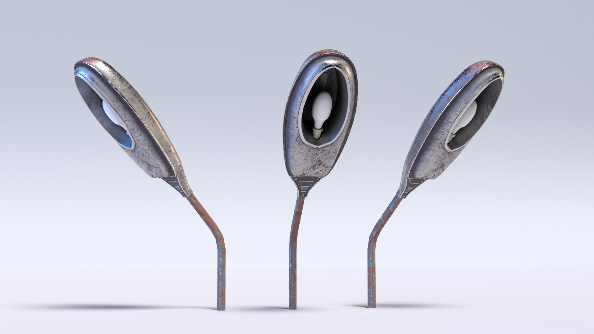 Soviet Street Lamp 3D - TurboSquid 1887565