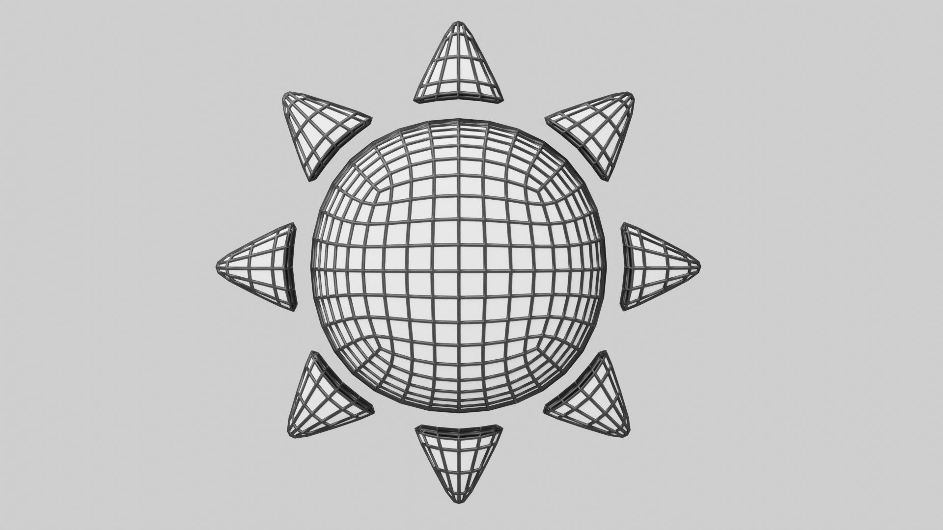 3D model Sun Icon - TurboSquid 2168974