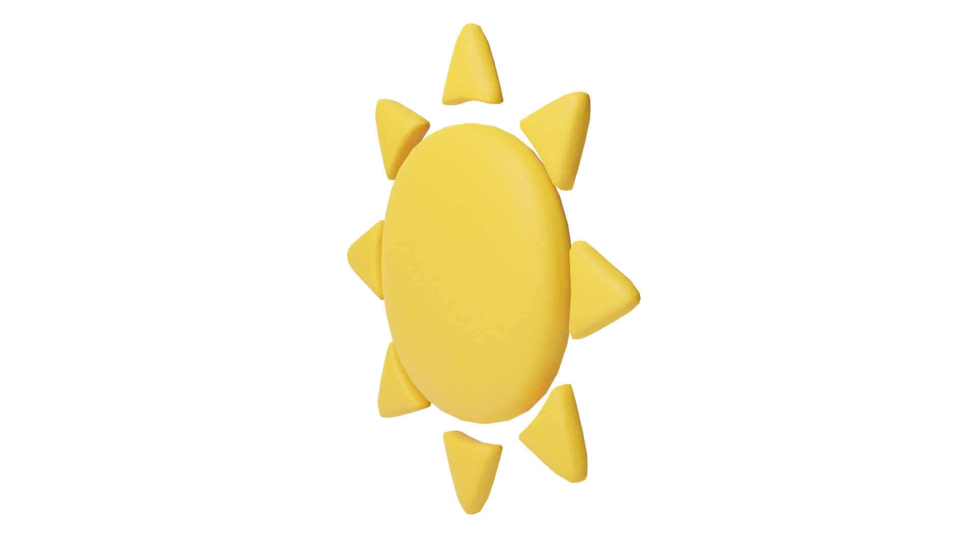 3D model Sun Icon - TurboSquid 2168974