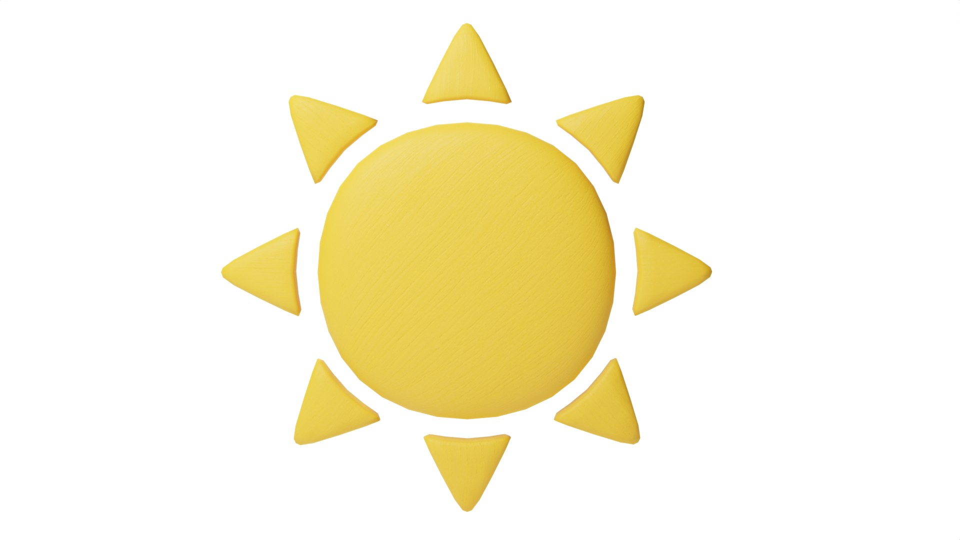 3D model Sun Icon - TurboSquid 2168974