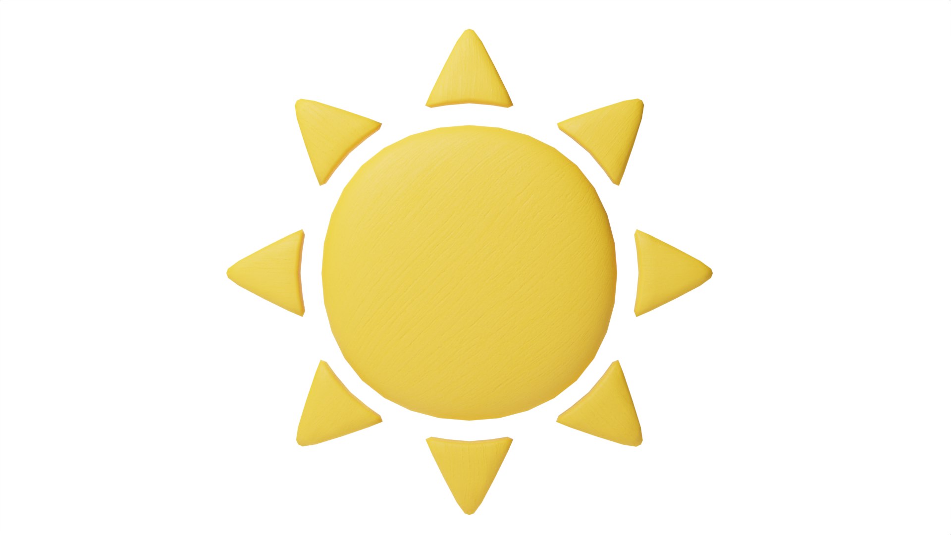 3D model Sun Icon - TurboSquid 2168974