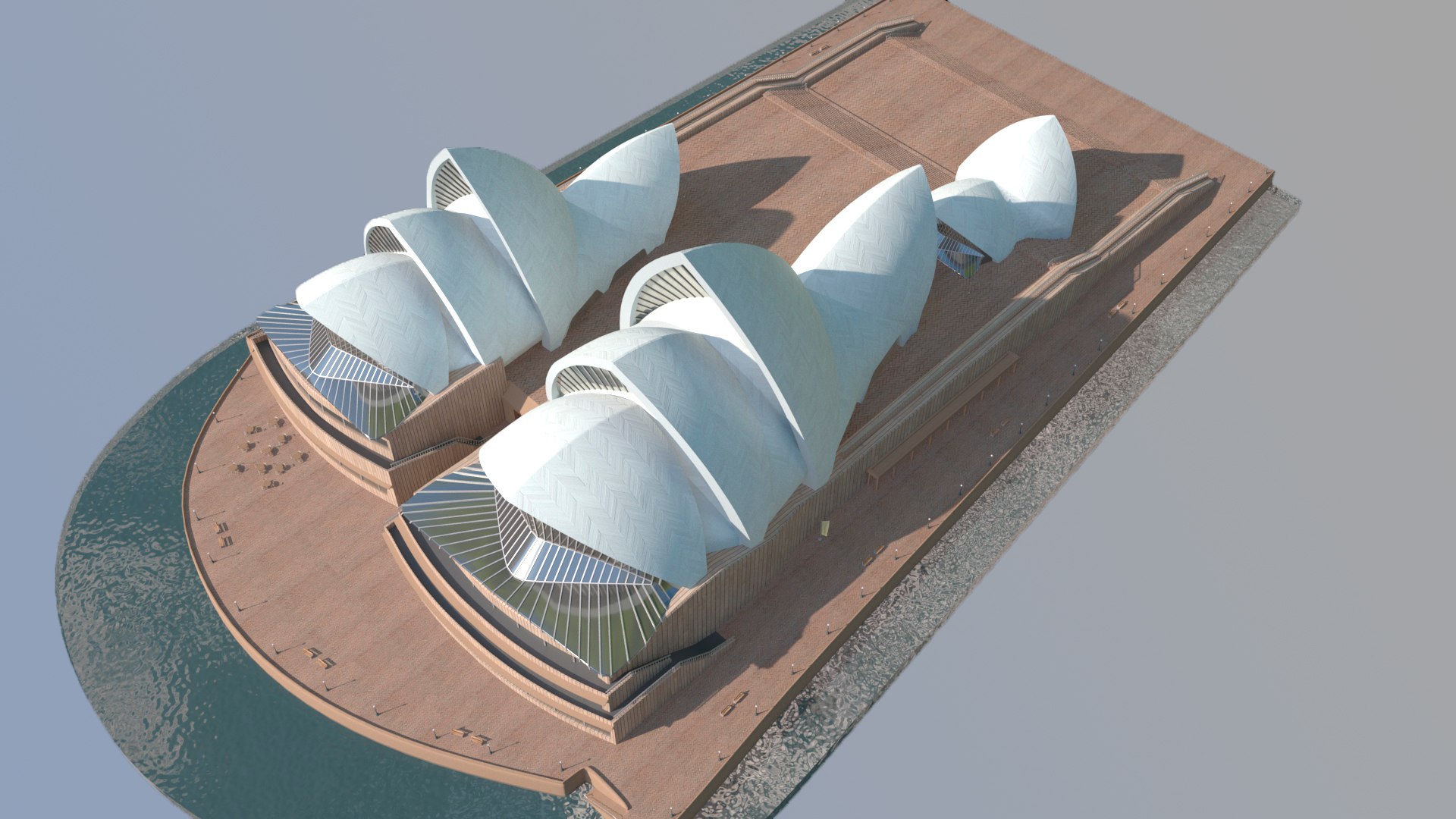 Sydney Opera Theatre 3D Model - TurboSquid 1890740