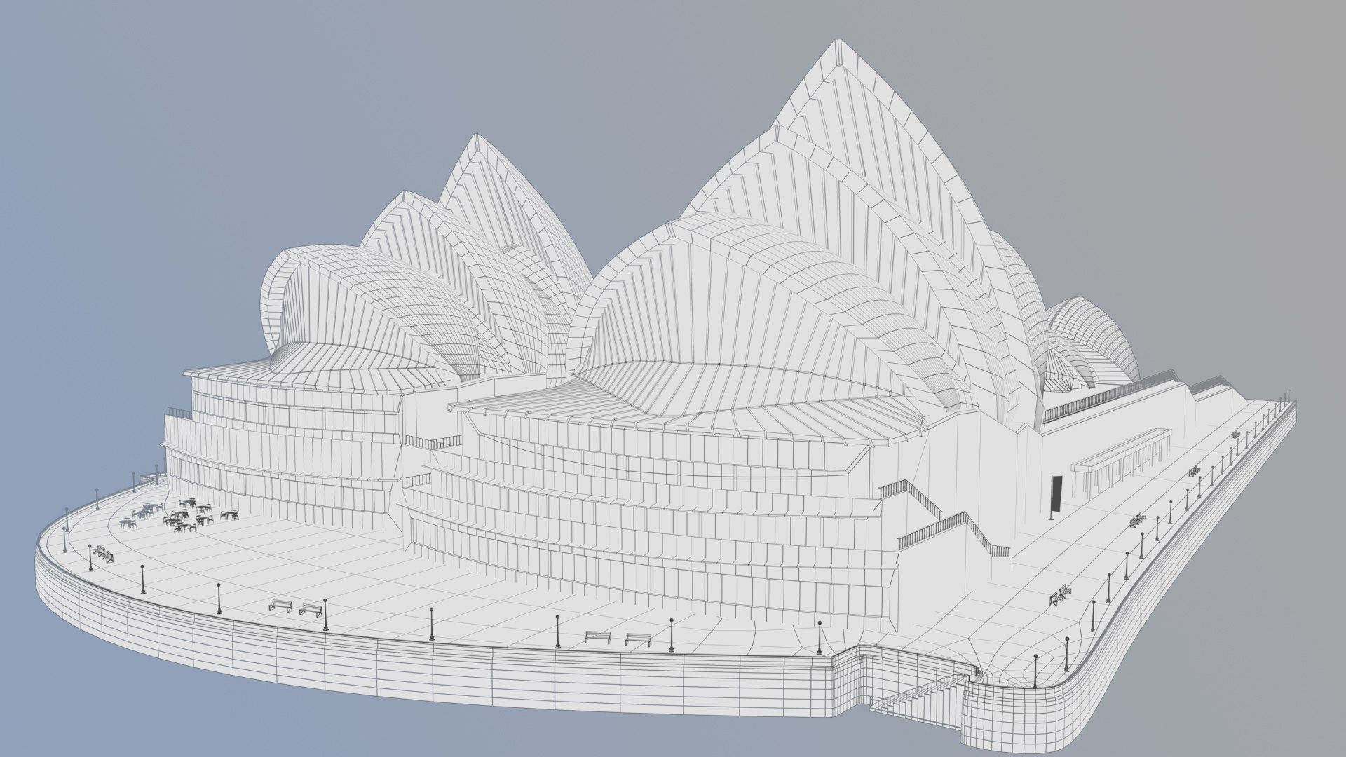 Sydney Opera Theatre 3D Model - TurboSquid 1890740