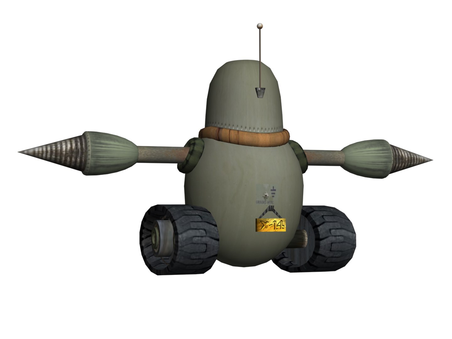 Free Grounder Sonic Hedgehog 3d Model