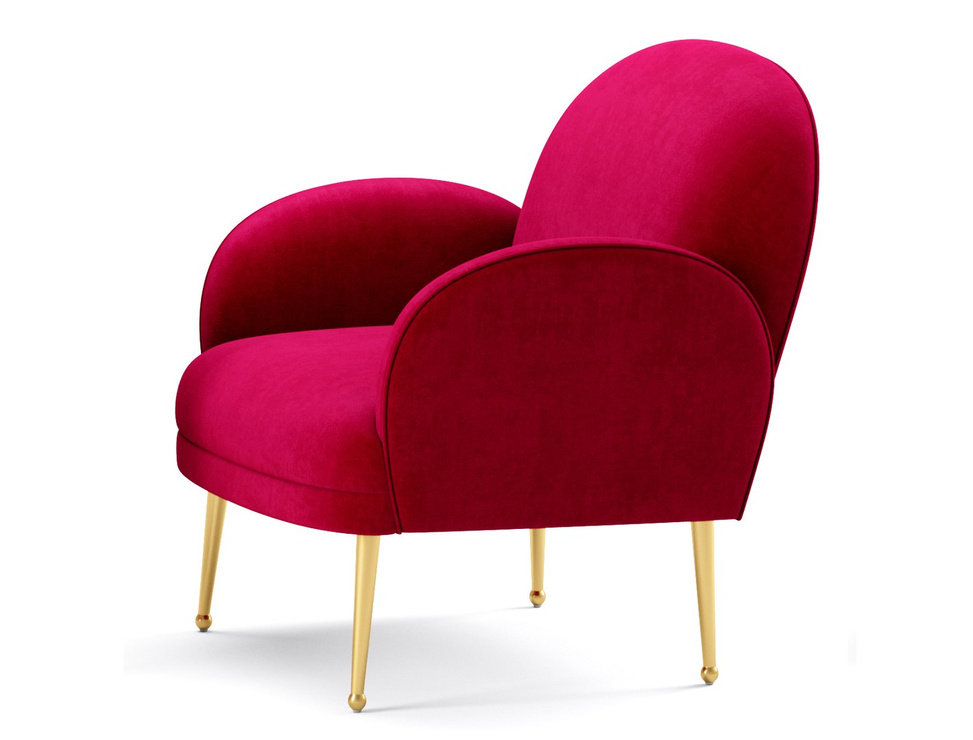 3D model gwen mauve chair - TurboSquid 1665827