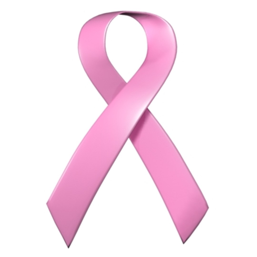 Pink Ribbon Cancer Awareness 3d Model