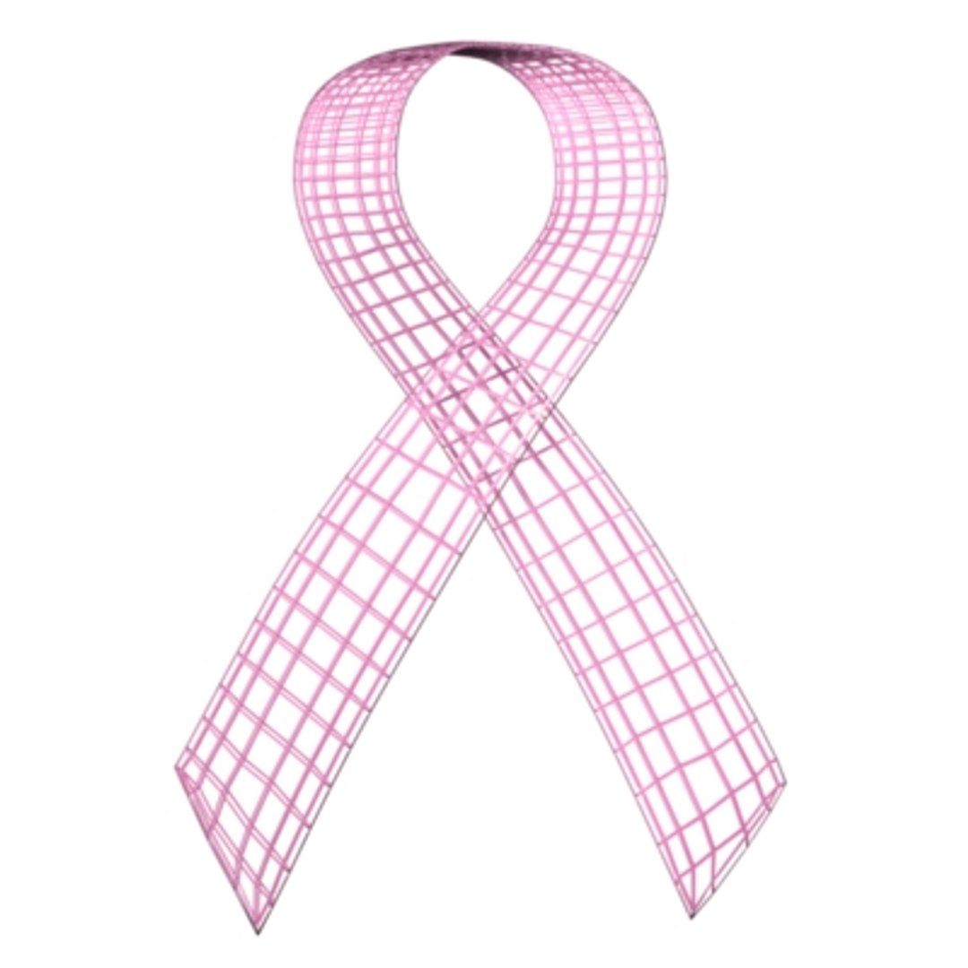 Pink Ribbon Cancer Awareness 3d Model