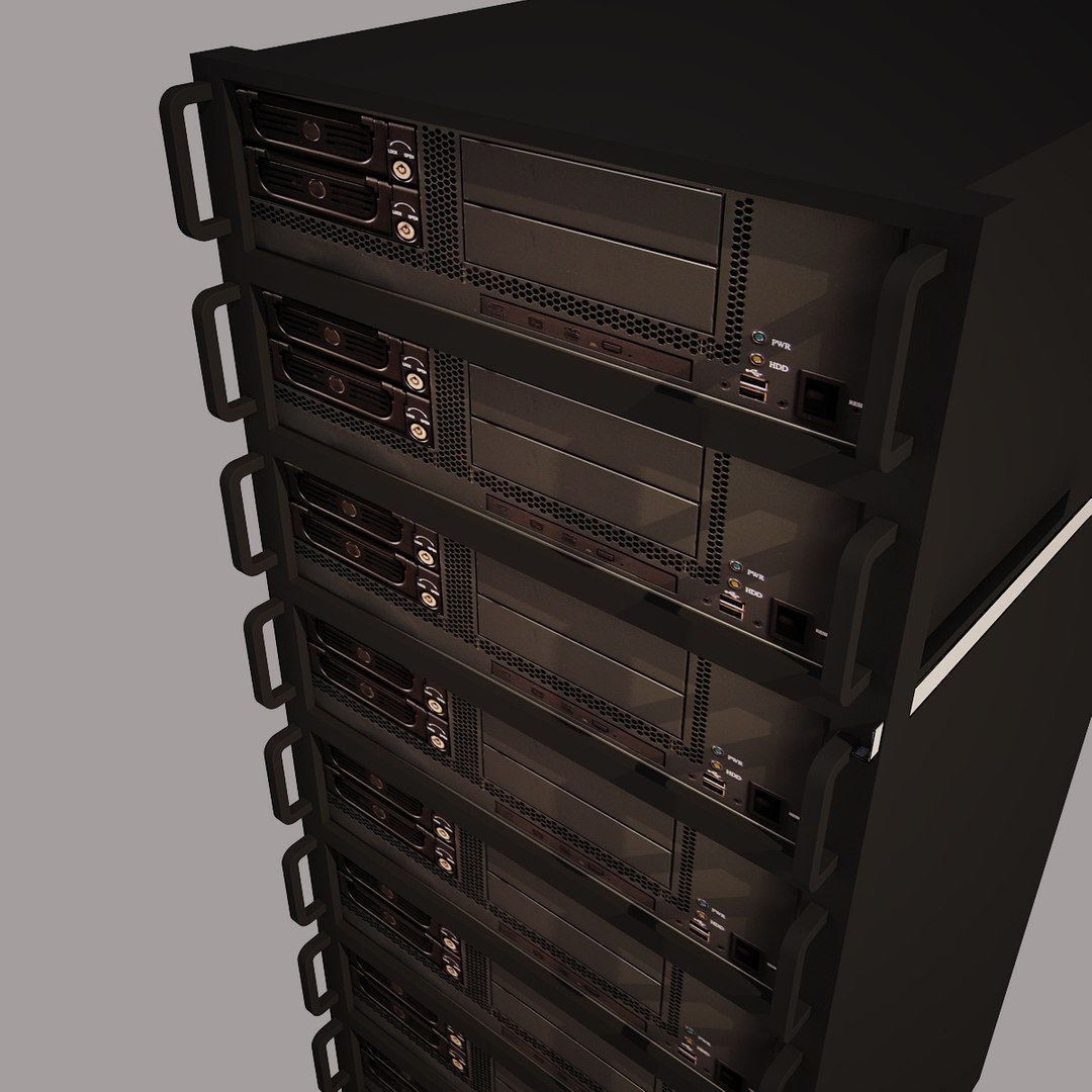 3d Server Rack