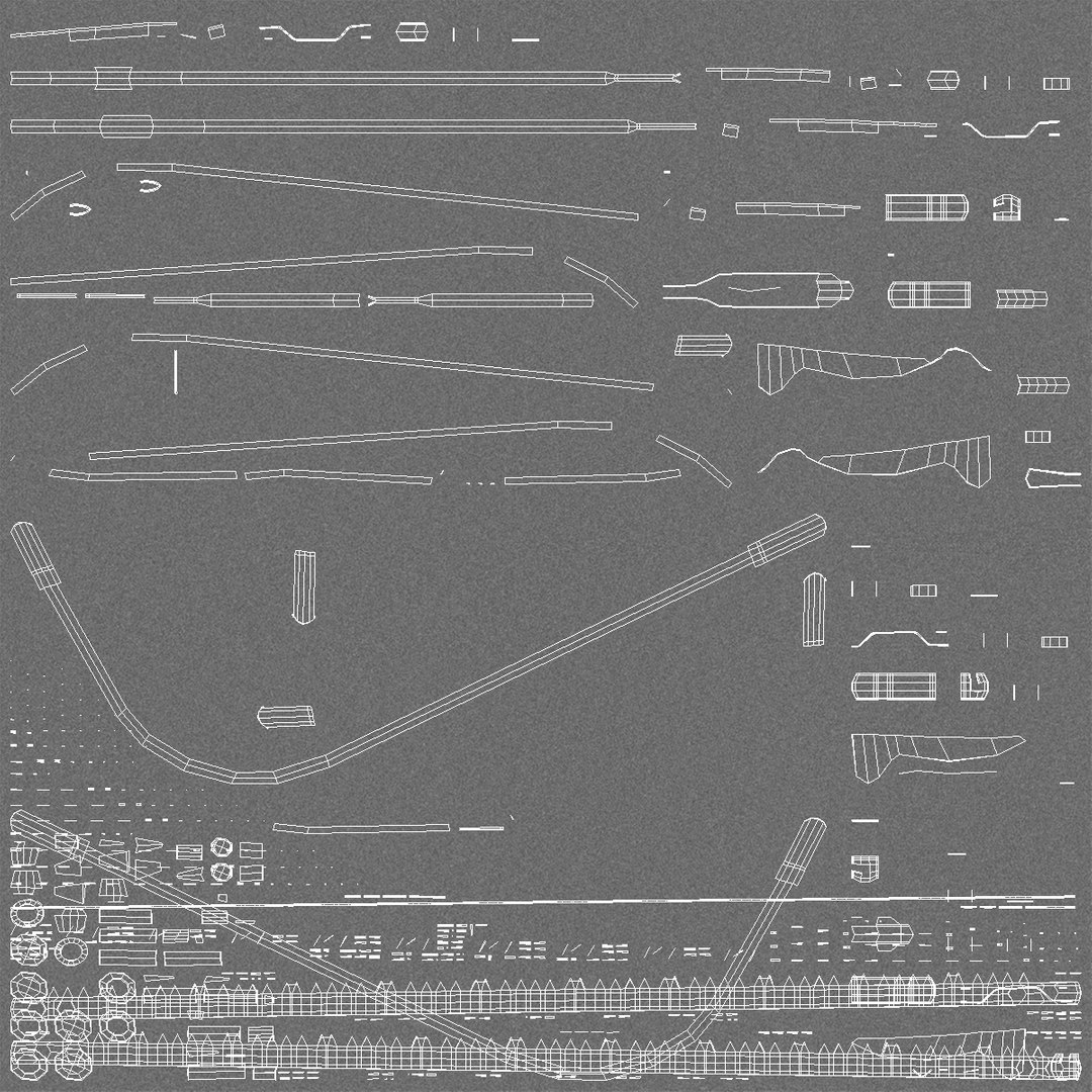Bow Hand Saw Tool 3D Model - TurboSquid 2185722