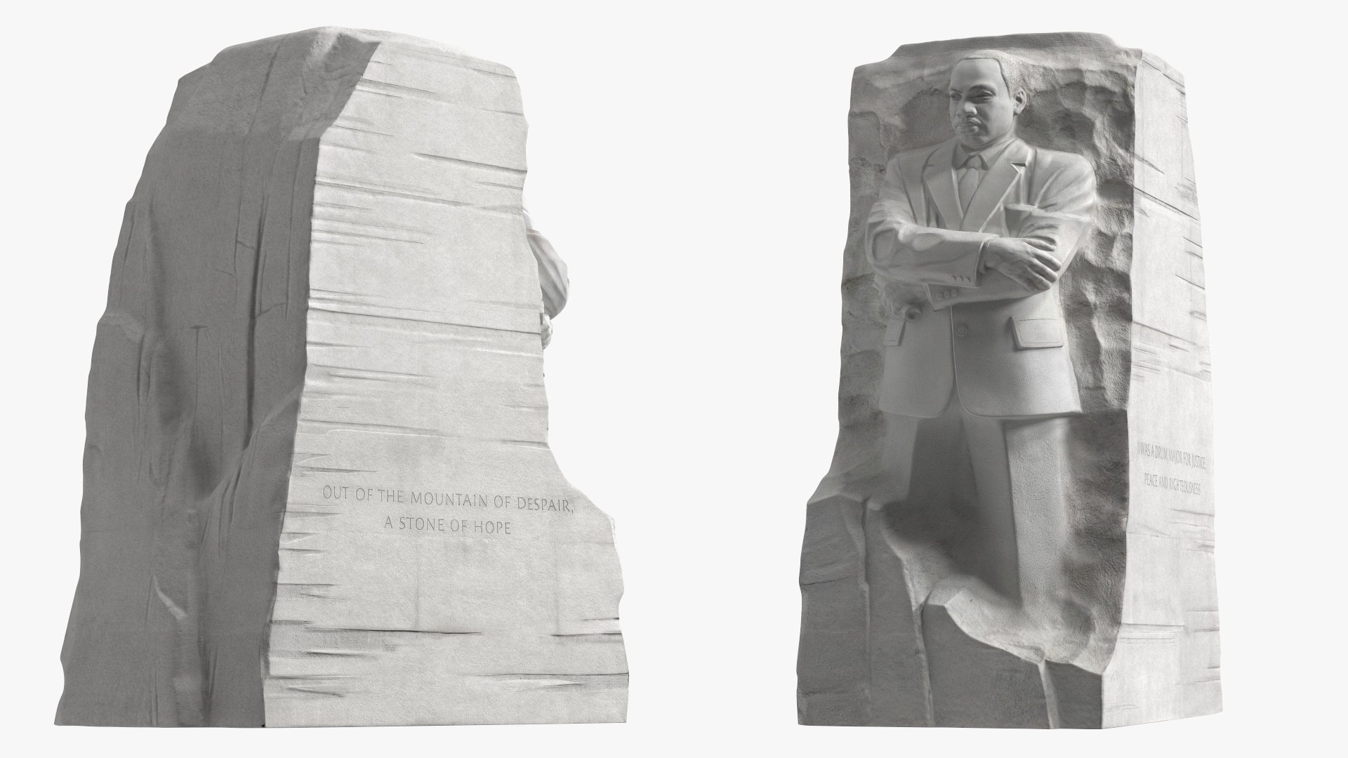 Martin Luther King Jr Memorial Model - TurboSquid 2049504