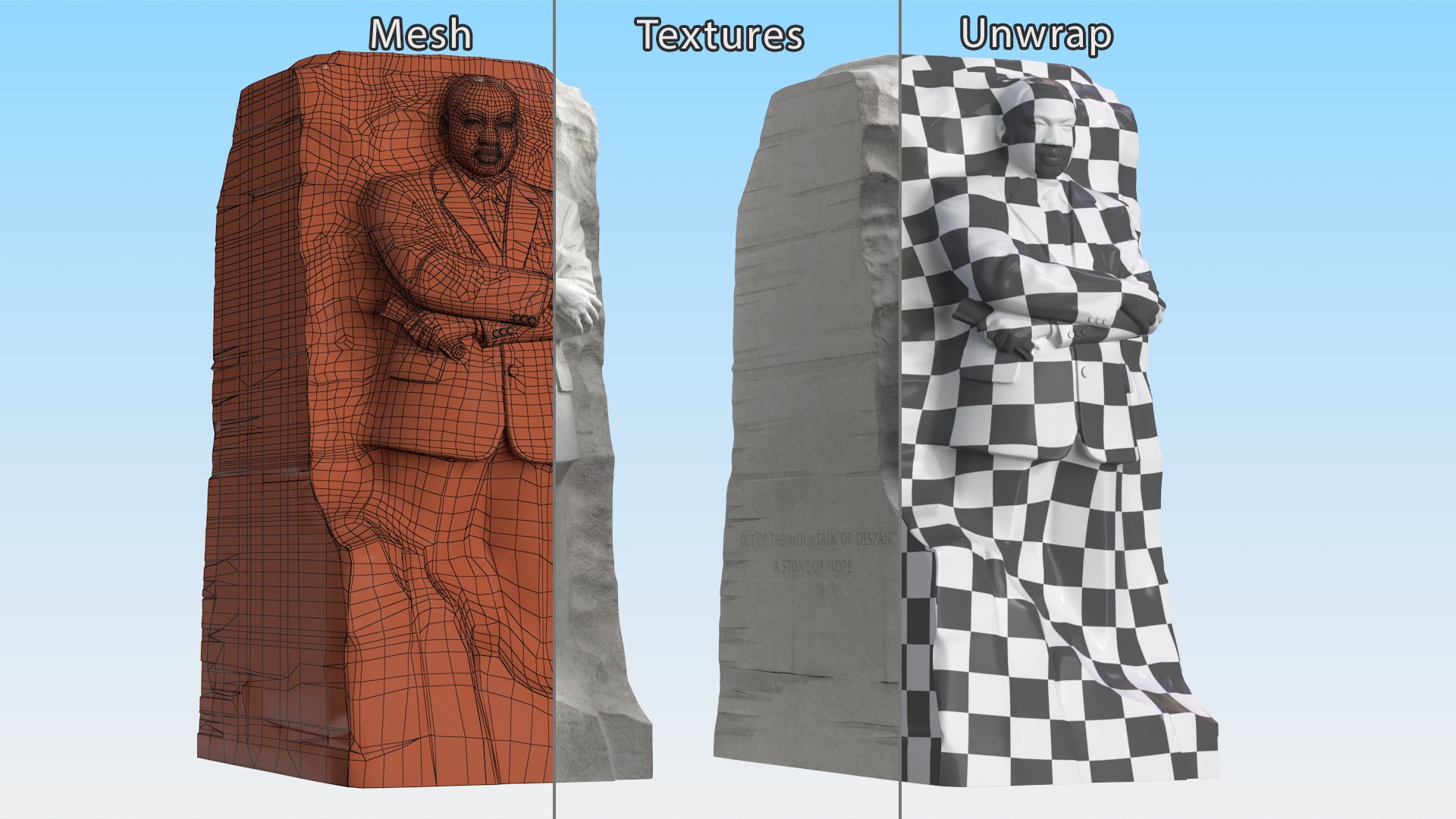 Martin Luther King Jr Memorial Model - TurboSquid 2049504