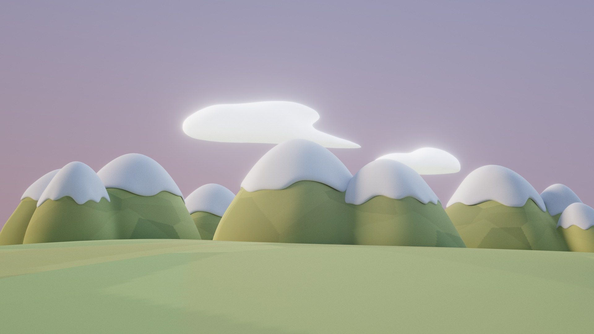 Cute Mountains Pack 15 Mountains 3D Model - TurboSquid 2093585