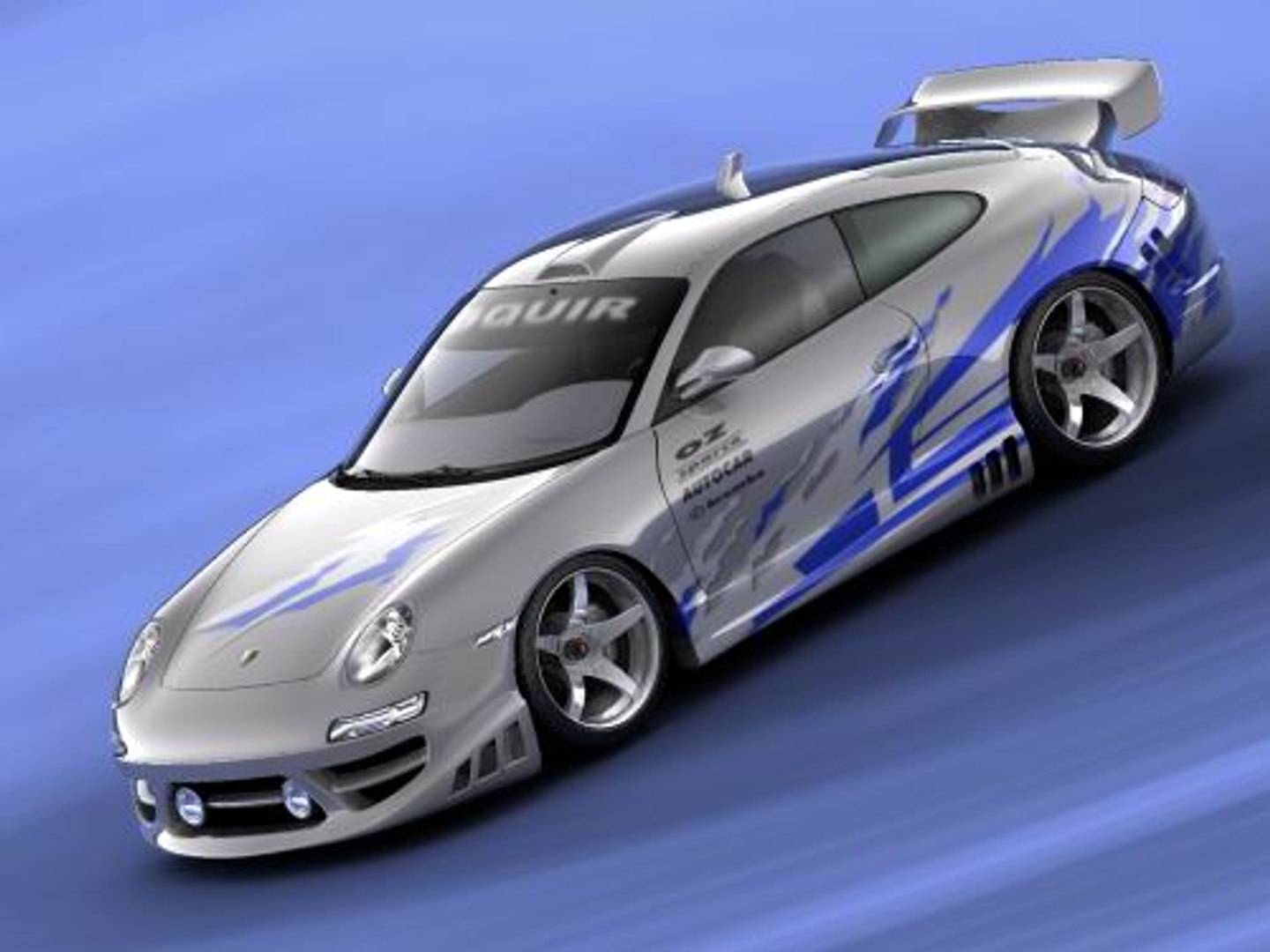 porsche 911 s tuning 3d model