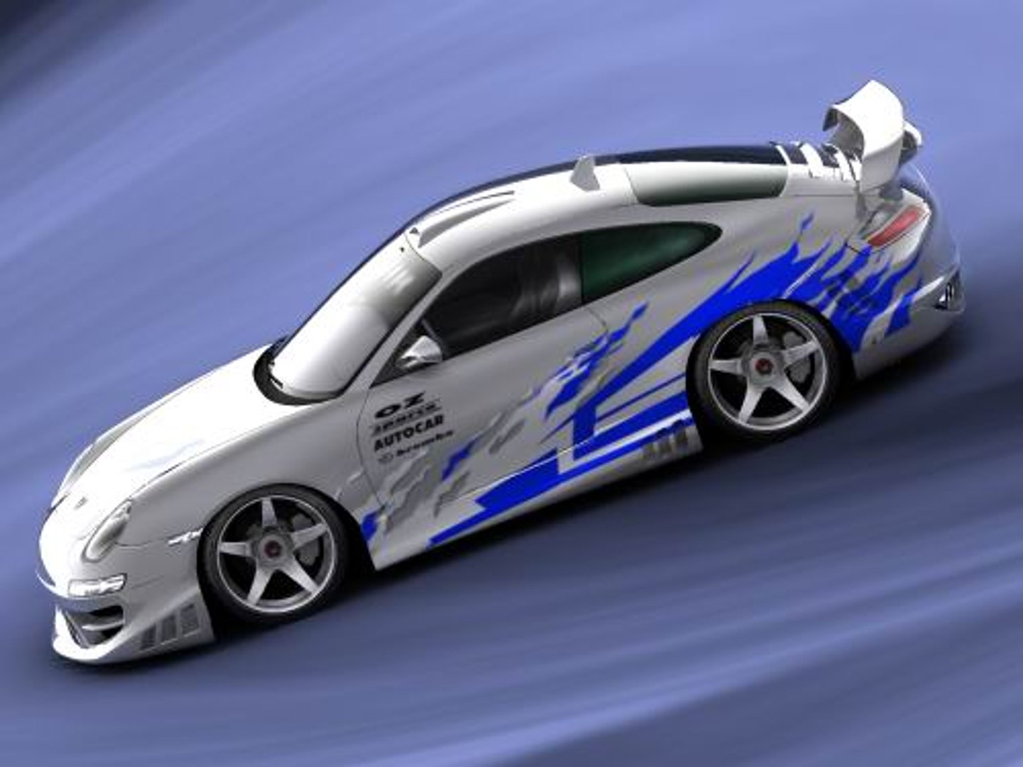 porsche 911 s tuning 3d model
