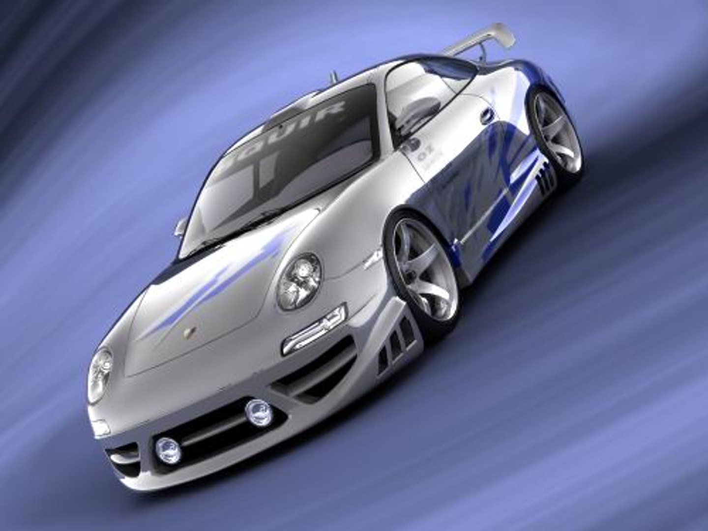 porsche 911 s tuning 3d model