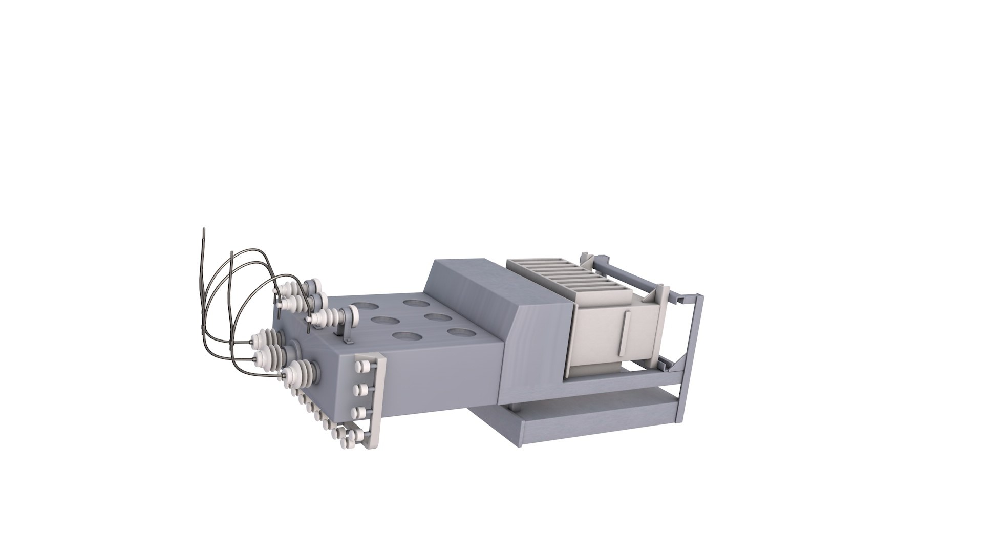 3D High Voltage Transformer Model - TurboSquid 2332475