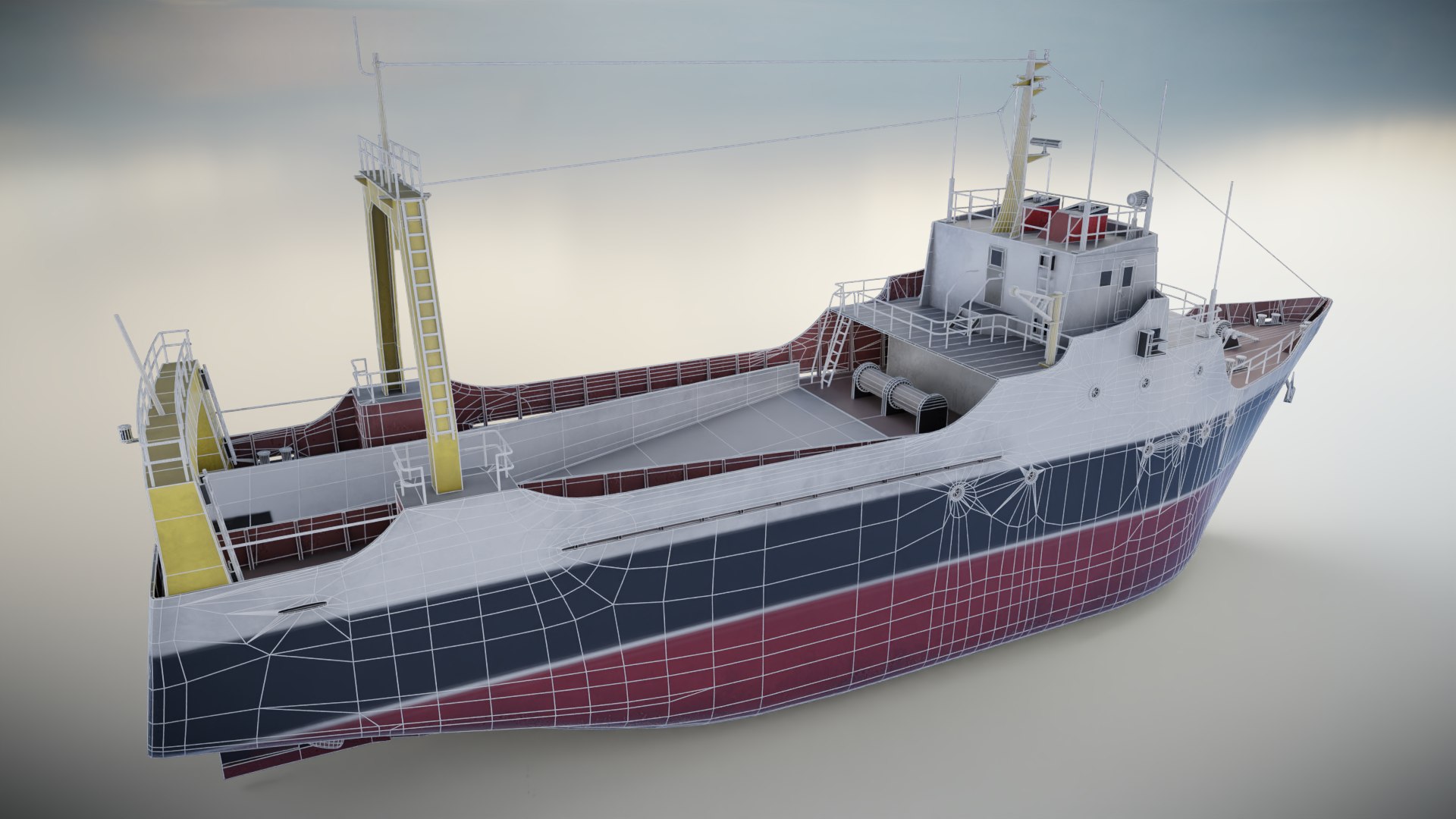 3D Fishing Vessel Model - TurboSquid 2084901