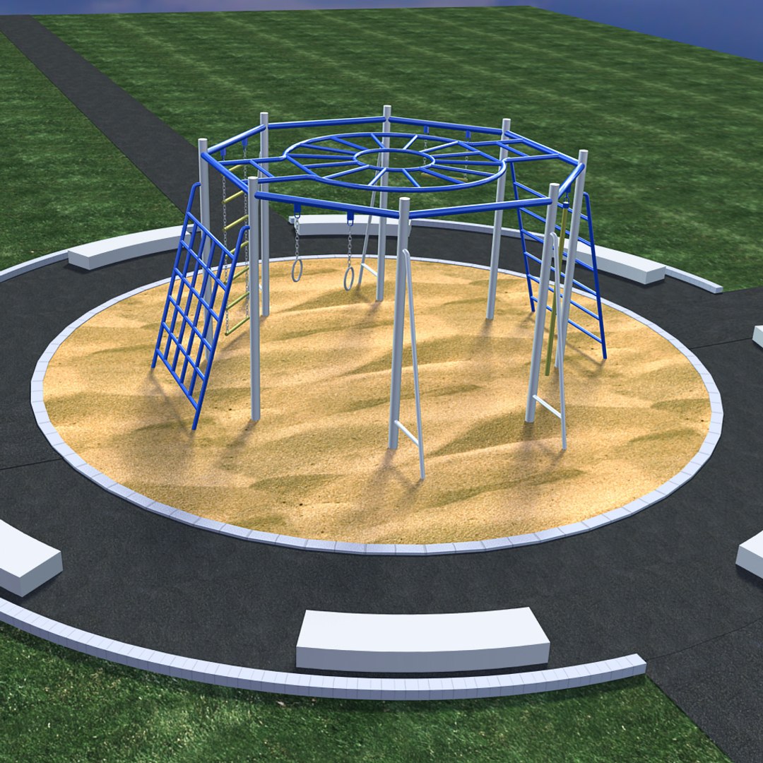 Children Playground Obj